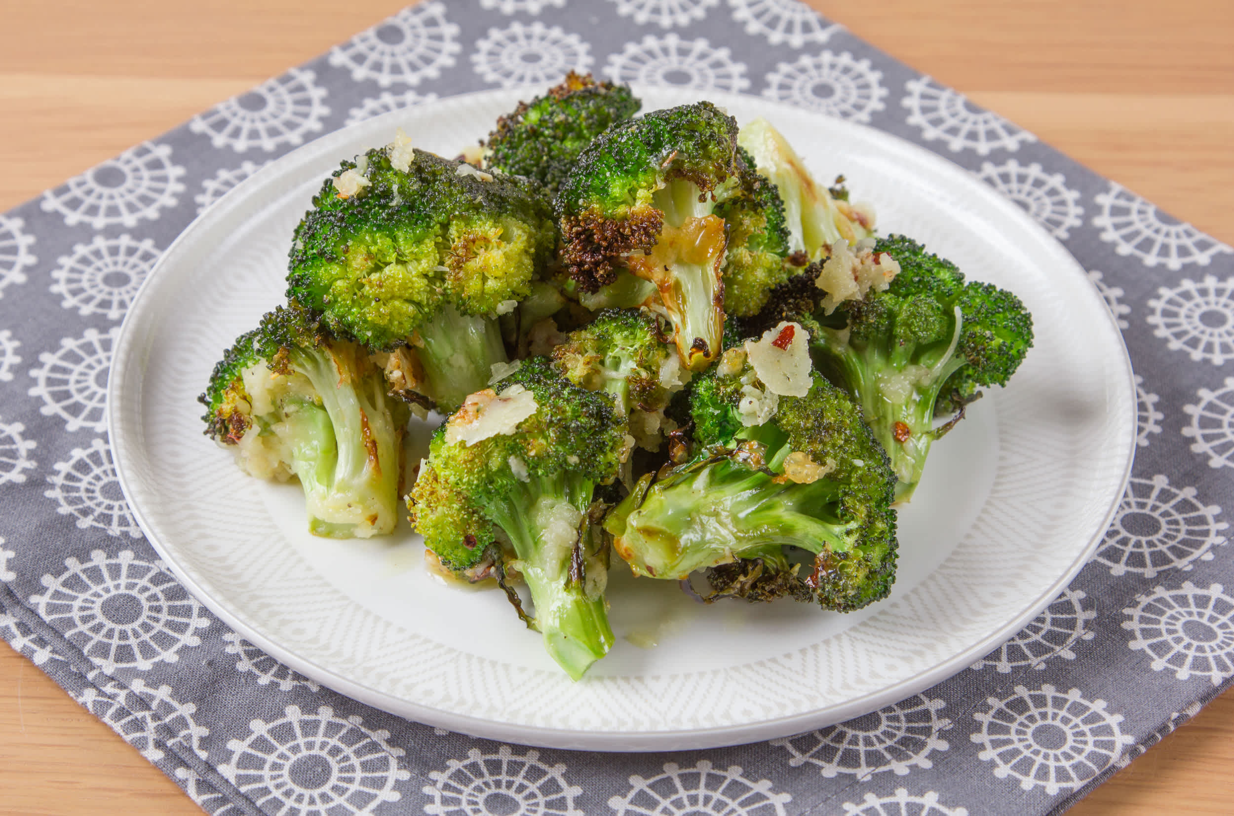 oven roasted broccoli temp