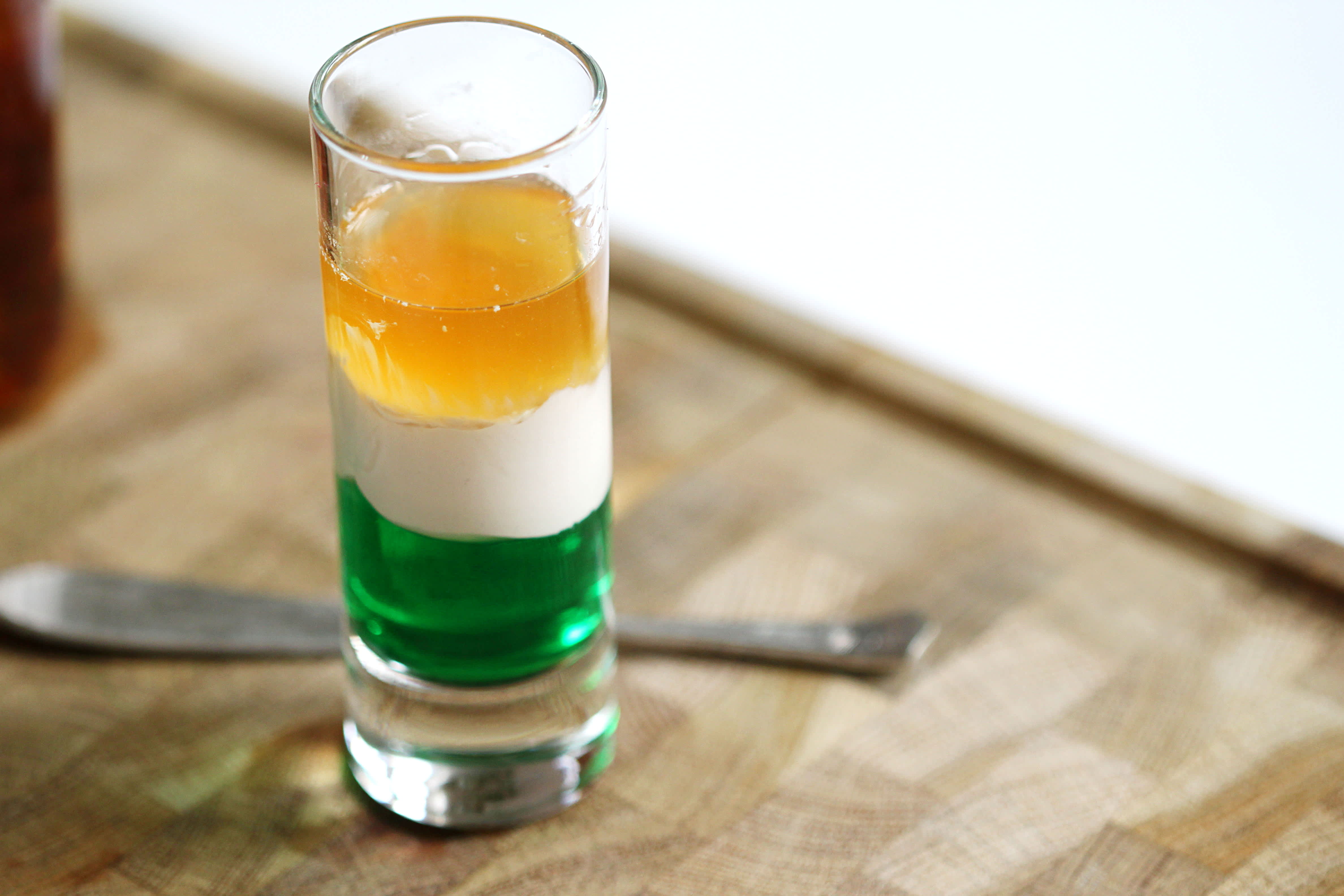irish flag shot