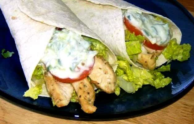 Chicken Souvlaki Wrap Recipe - Greek.Food.com