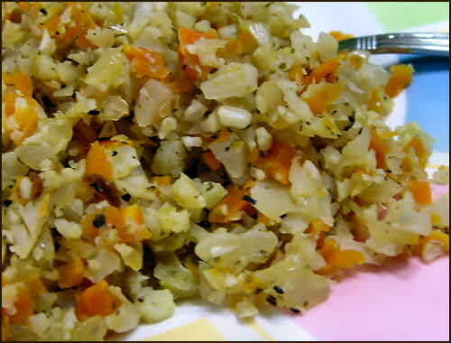 Cauliflower Confetti " Rice " Recipe - Food.com