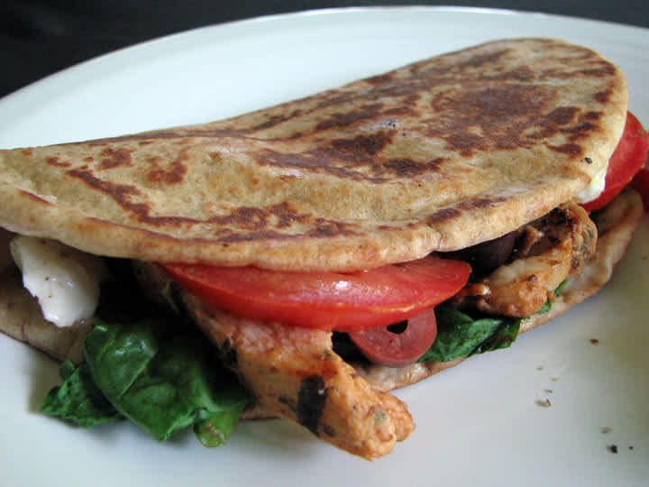 Chicken, Pesto, and Olive Panini Recipe - Greek.Food.com