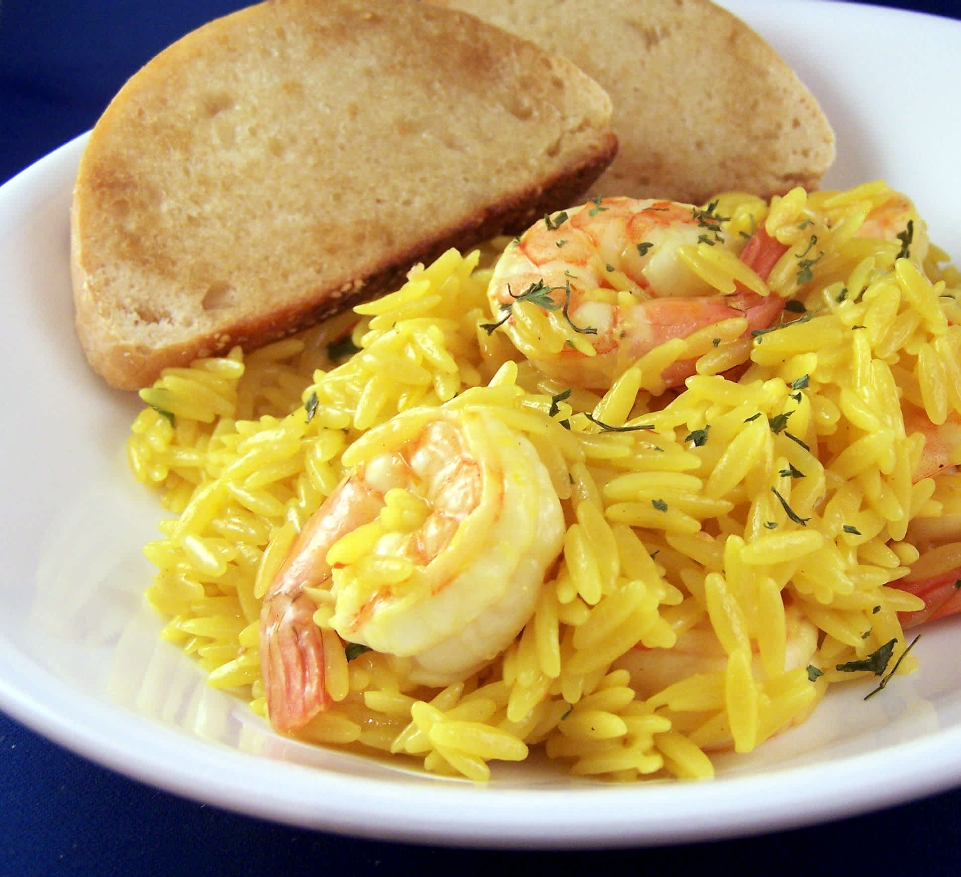 Shrimp With Saffron Orzo Recipe - Food.com