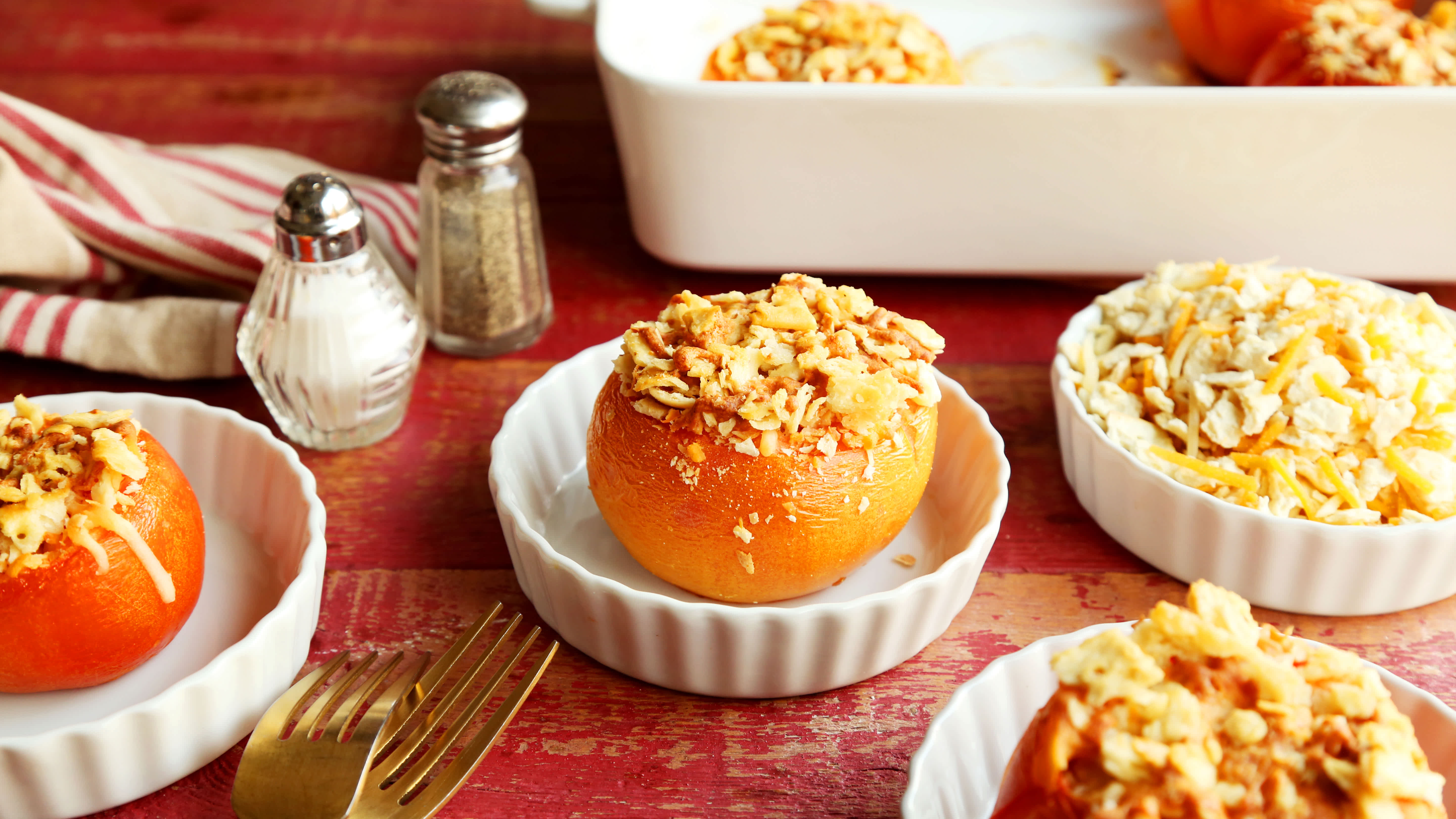 Toe and Don's Cheese & Cracker Stuffed Tomatoes Recipe - Food.com