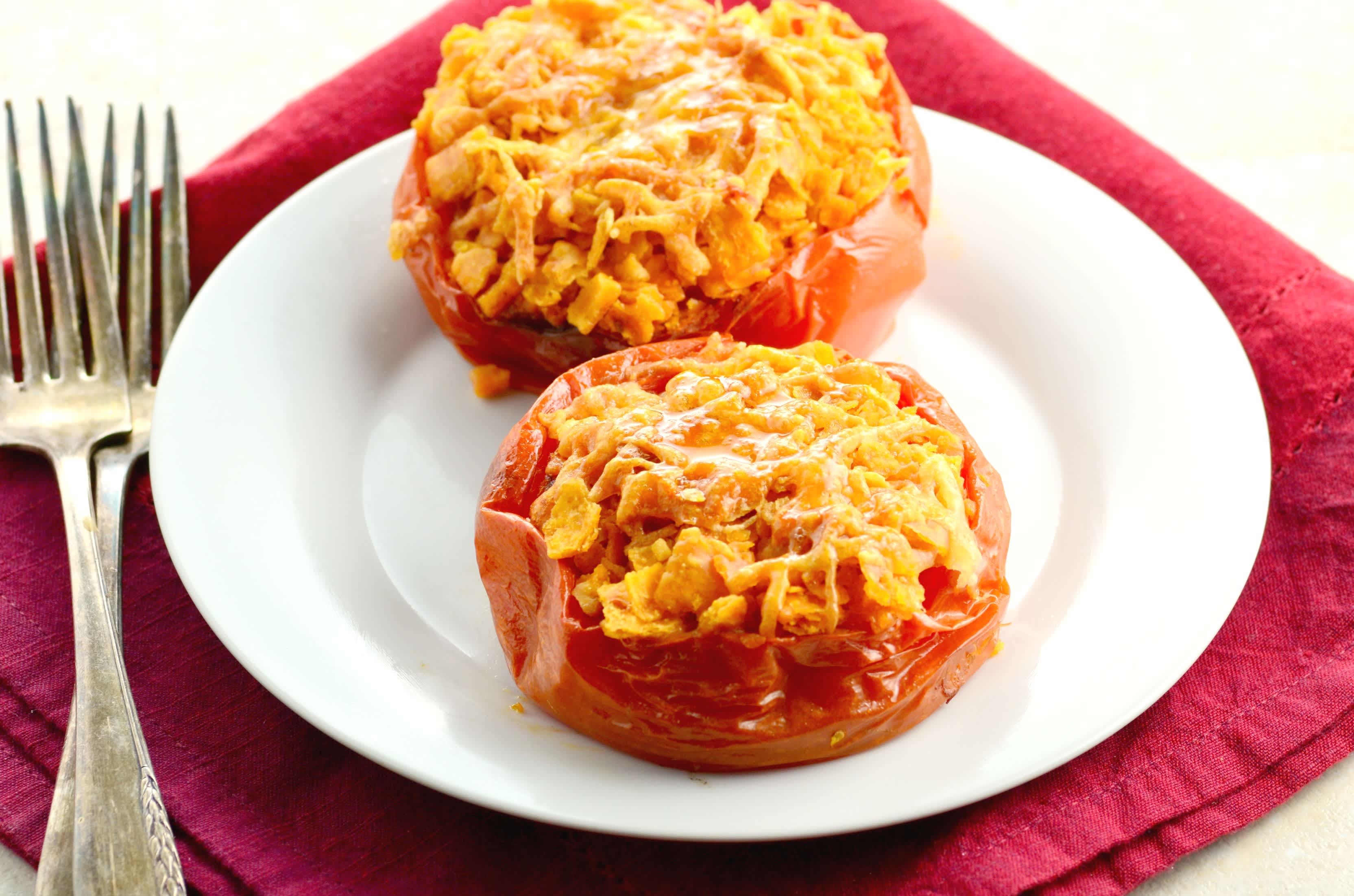 Toe and Don's Cheese & Cracker Stuffed Tomatoes Recipe - Food.com