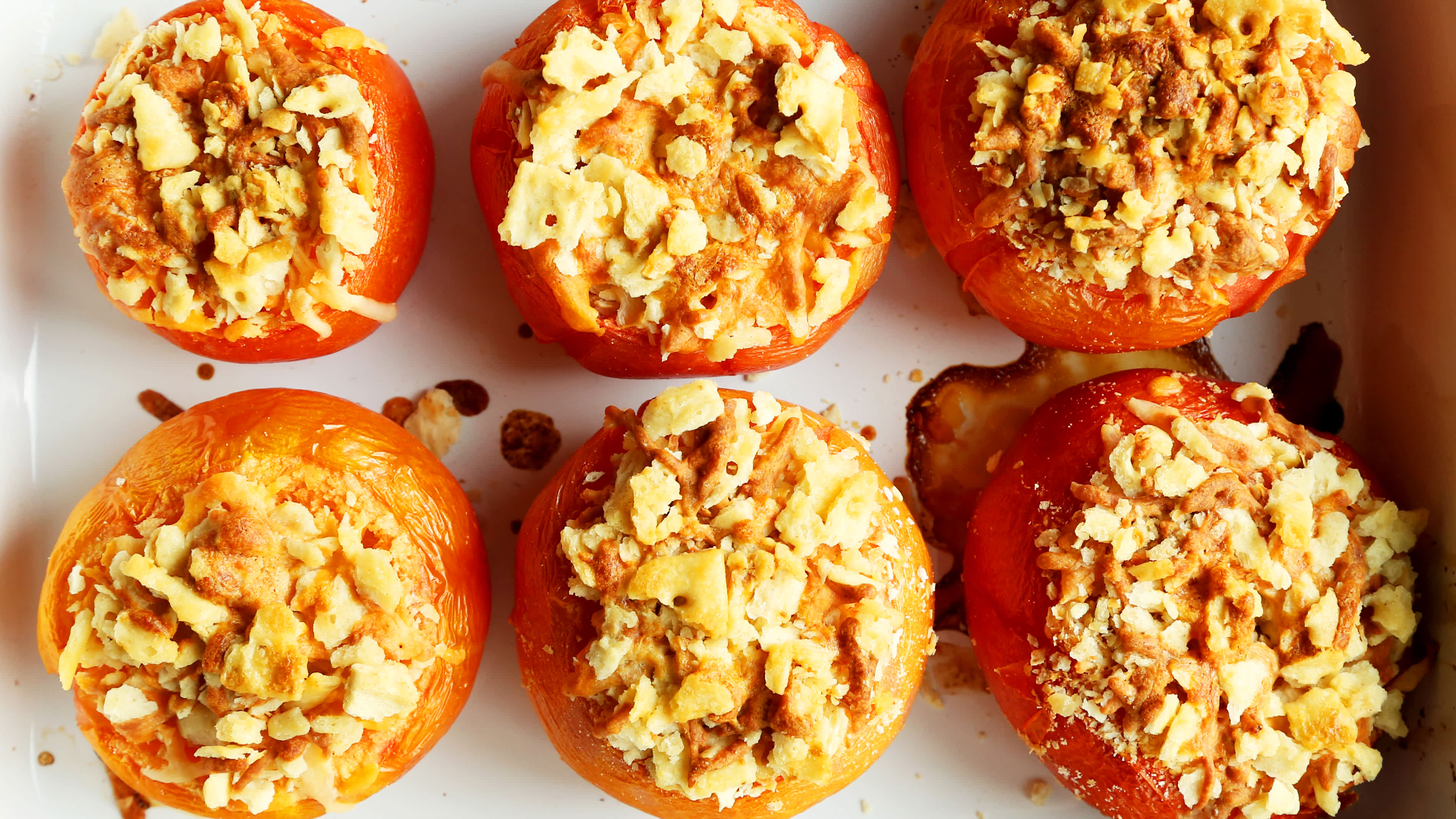Toe and Don's Cheese & Cracker Stuffed Tomatoes Recipe - Food.com