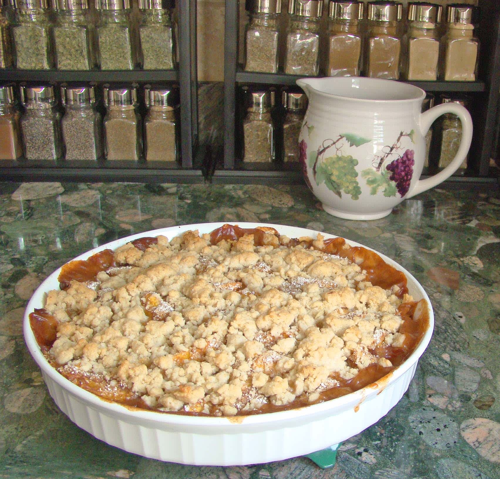 Crustless Peach Pie Recipe - Food.com