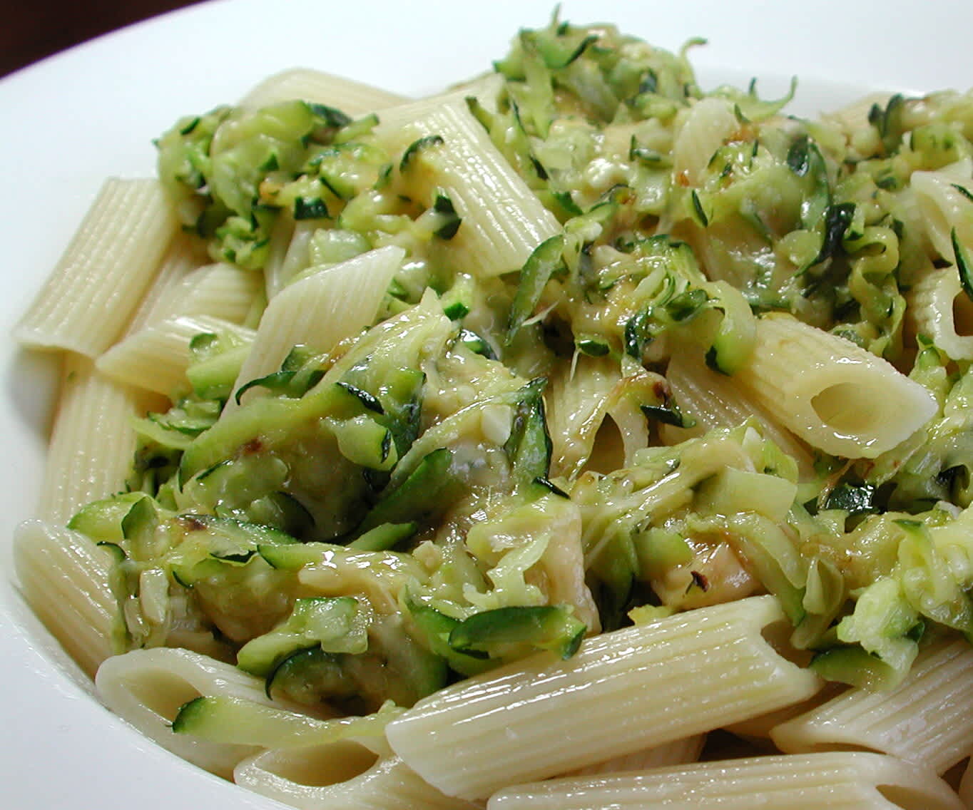 Courgette / Zucchini Pasta With Chili, Garlic & Parmesan Recipe - Food.com