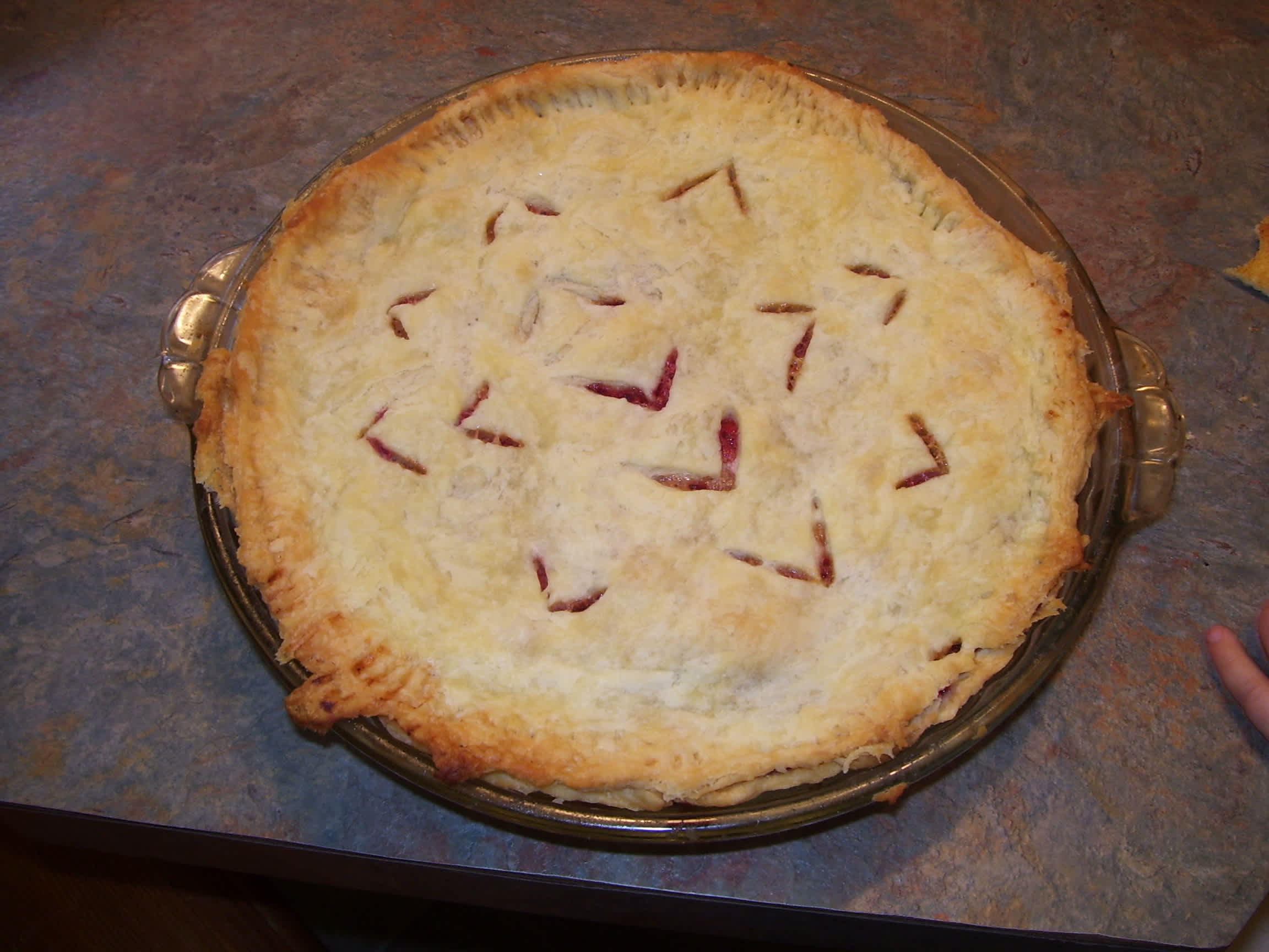 Rhubarb Raspberry Pie Recipe - Baking.Food.com