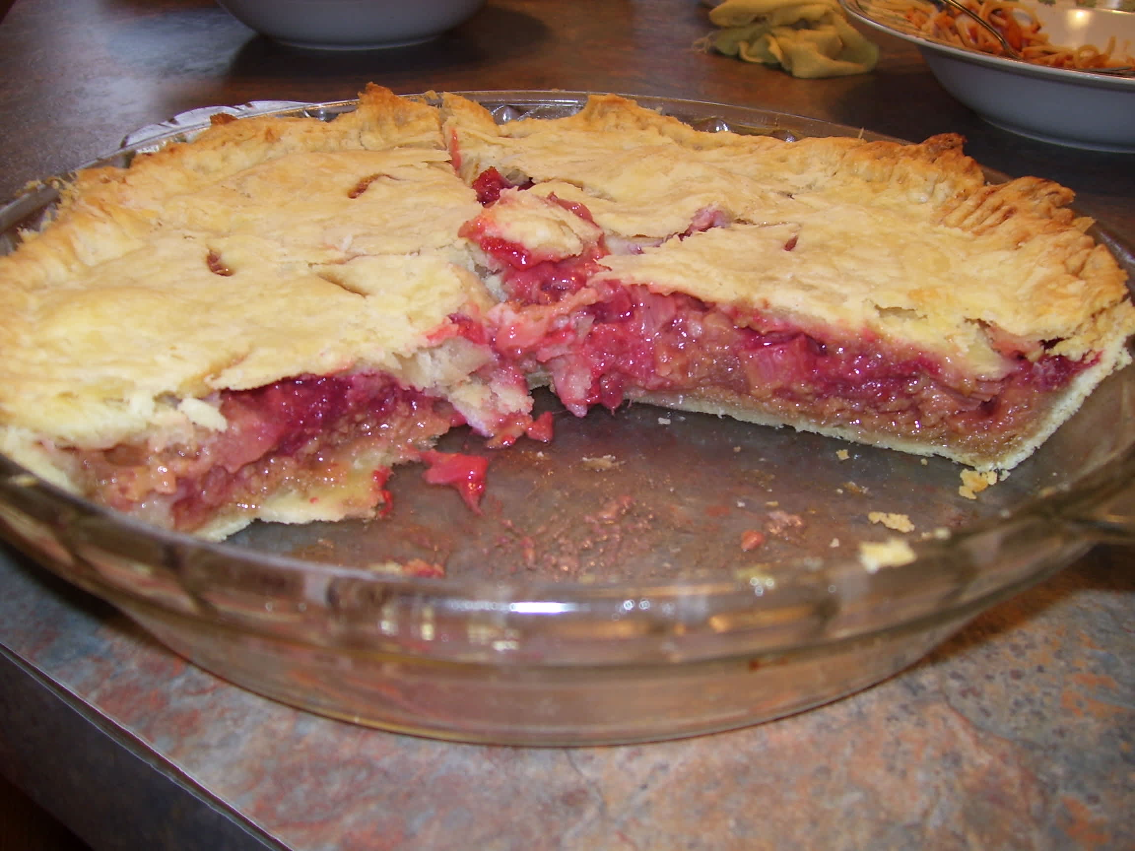 Rhubarb Raspberry Pie Recipe - Baking.Food.com