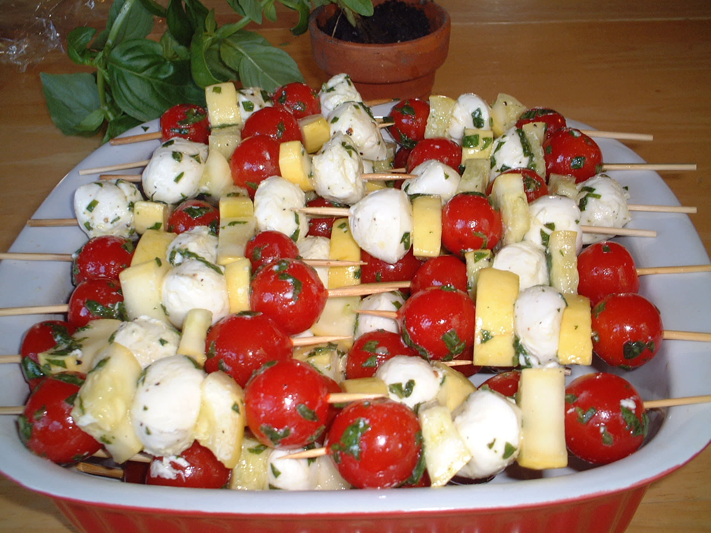 Fresh Caprese Vegetable Kabobs Recipe - Food.com