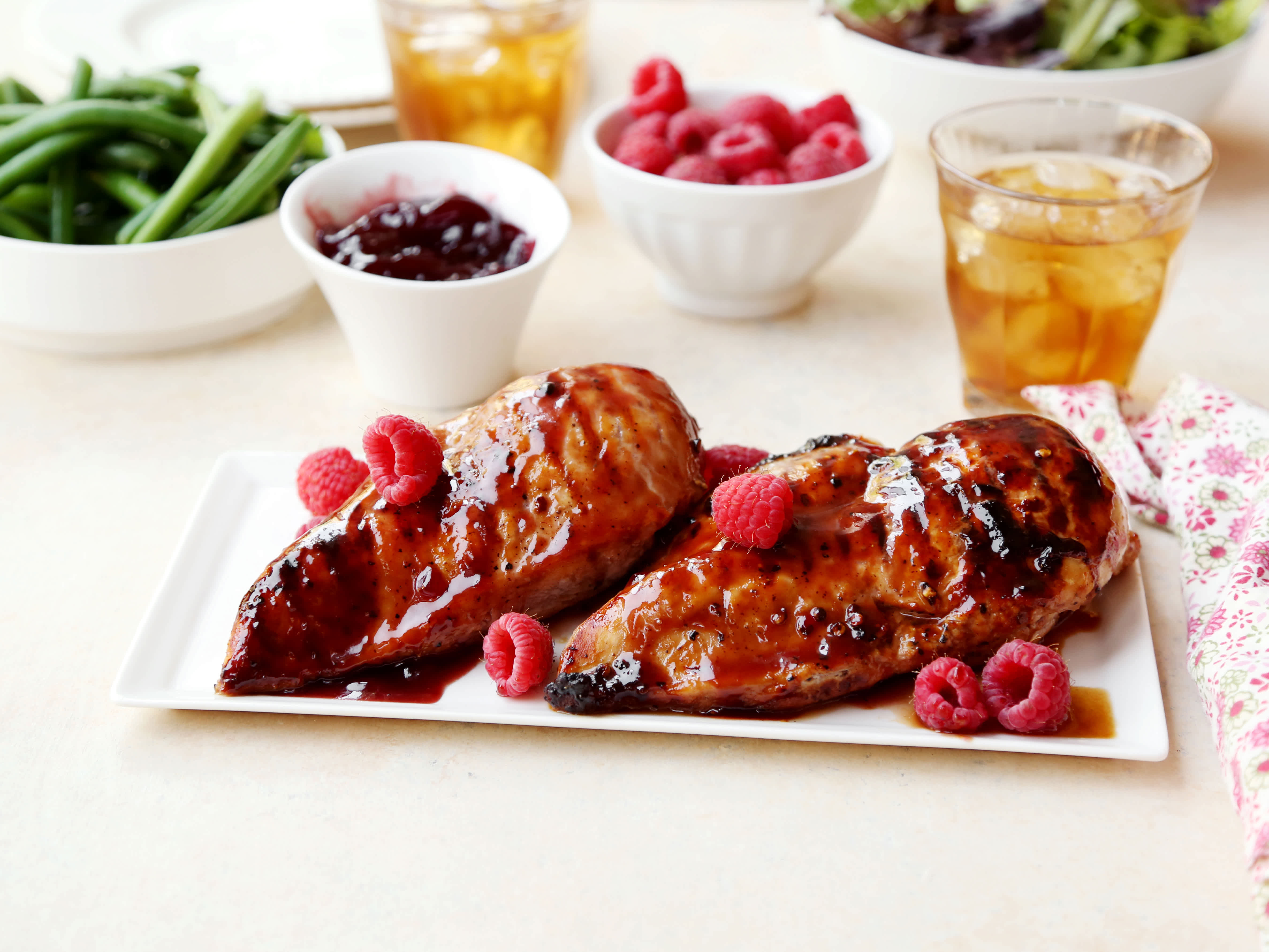 Delicious Raspberry Glazed Grilled Chicken Recipe - Food.com