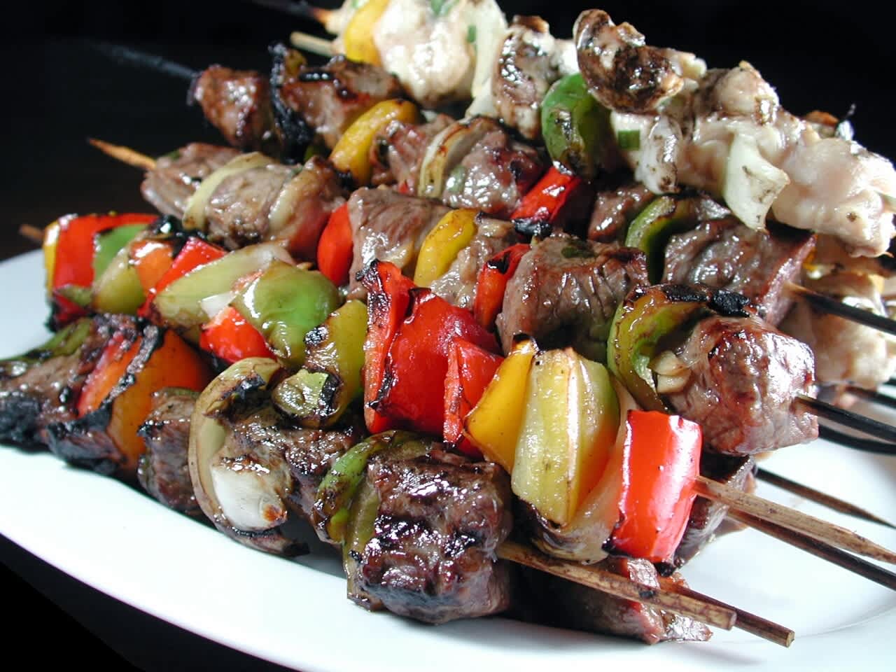 grilled kabobs