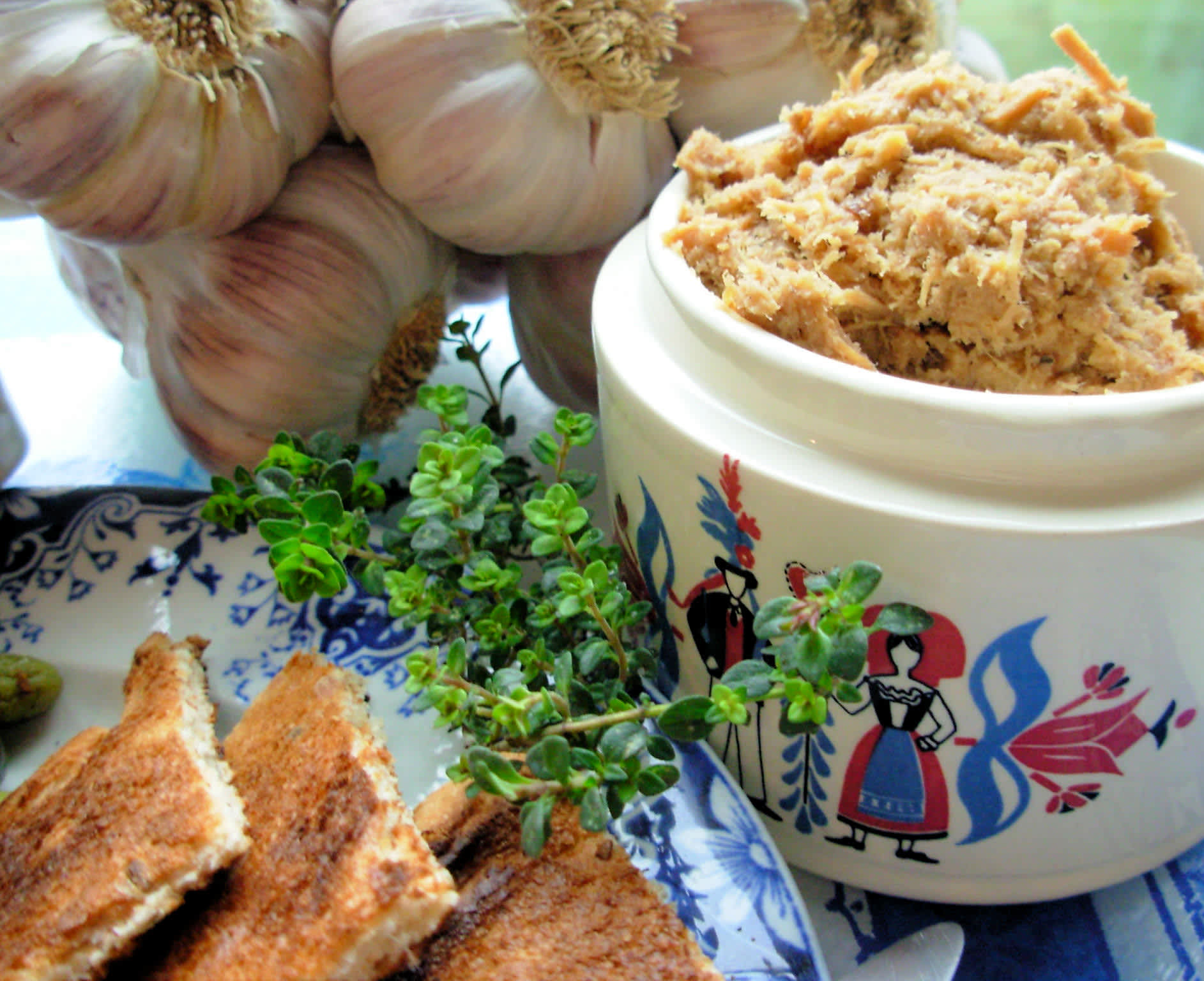 Auberge Roast Chicken Rillettes With Armagnac, Thyme and Garlic Recipe ...