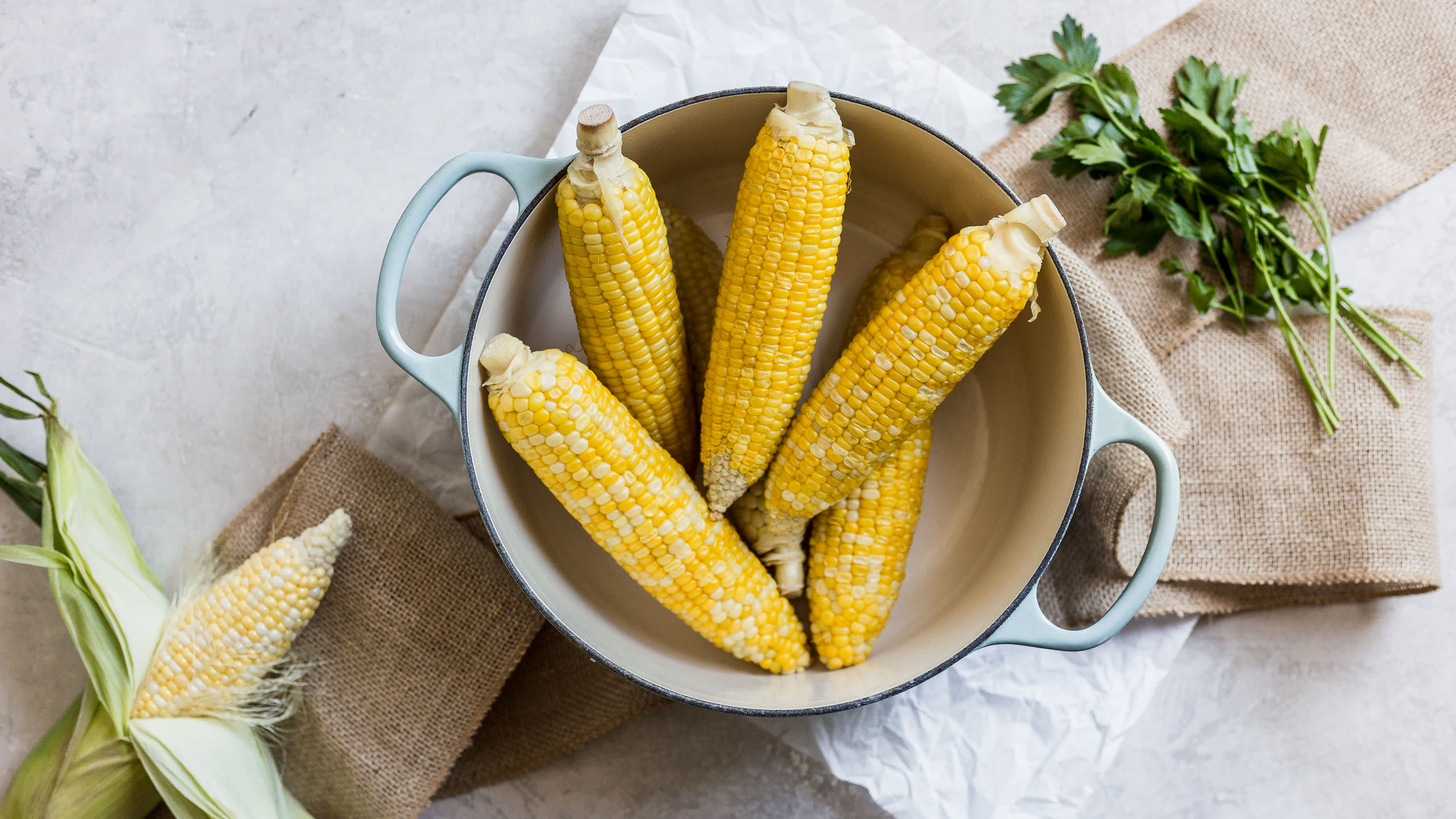 corn cob boil