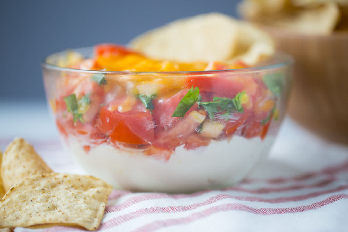 Creamy, Salsa Dip (3 Ingredients, 3 Minutes!) Recipe - Food.com