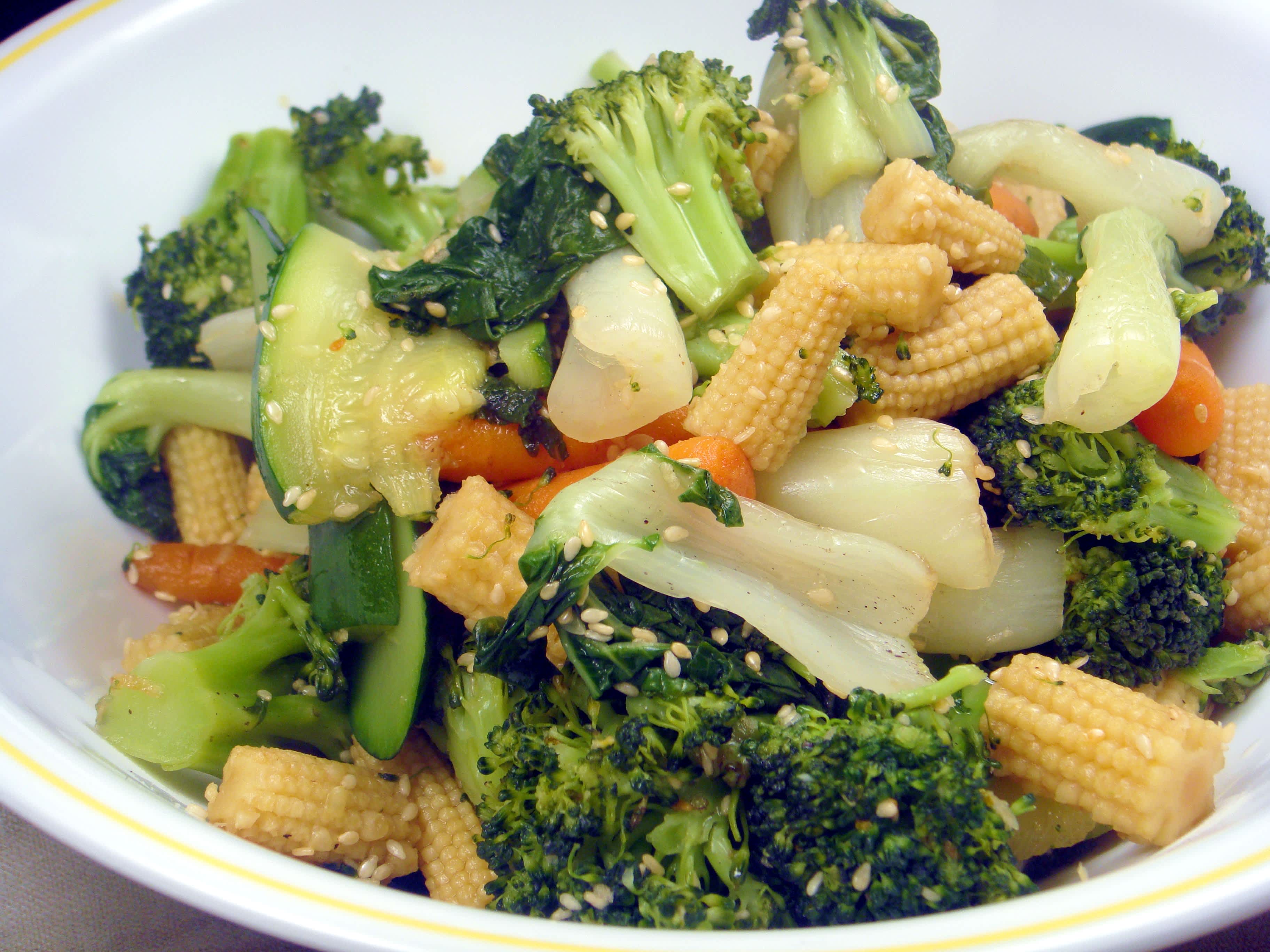 steamed vegetables