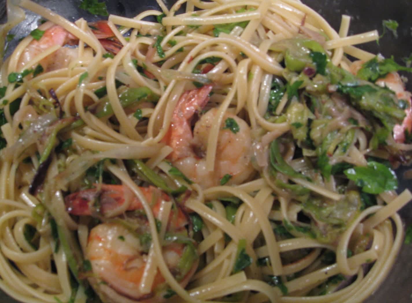 Leeky Linguine With Shrimp Recipe - Food.com