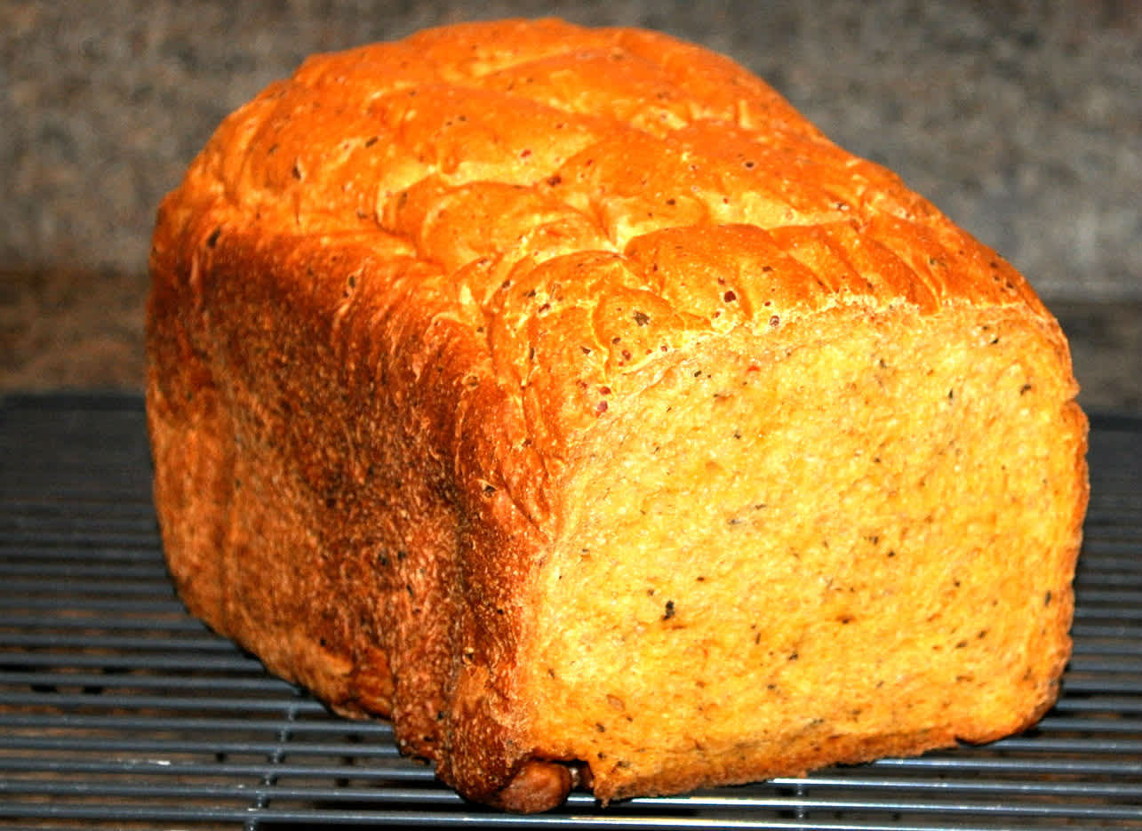 Savory Roasted Pepper Bread for the Bread Machine Recipe - Food.com