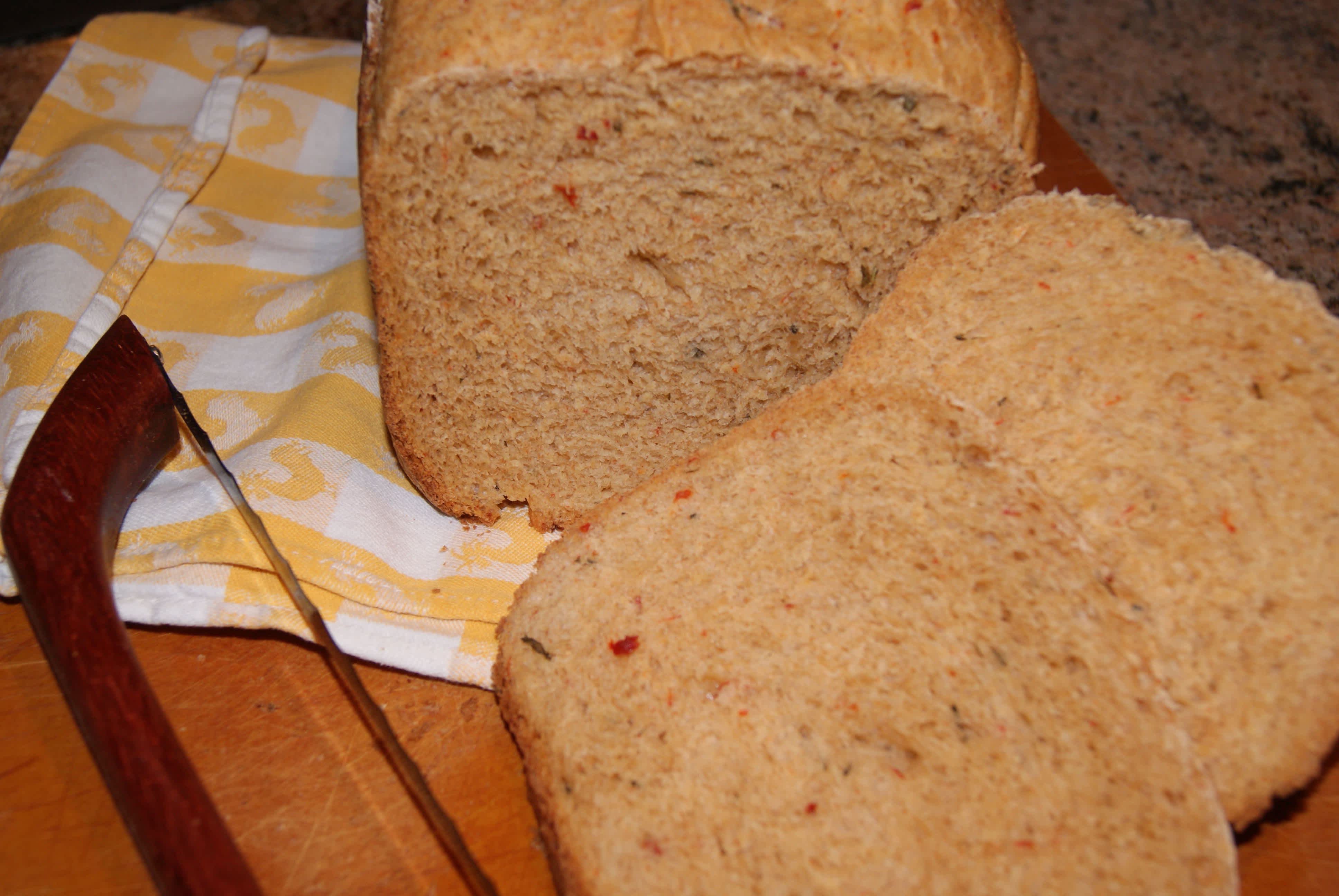 Savory Roasted Pepper Bread for the Bread Machine Recipe - Food.com