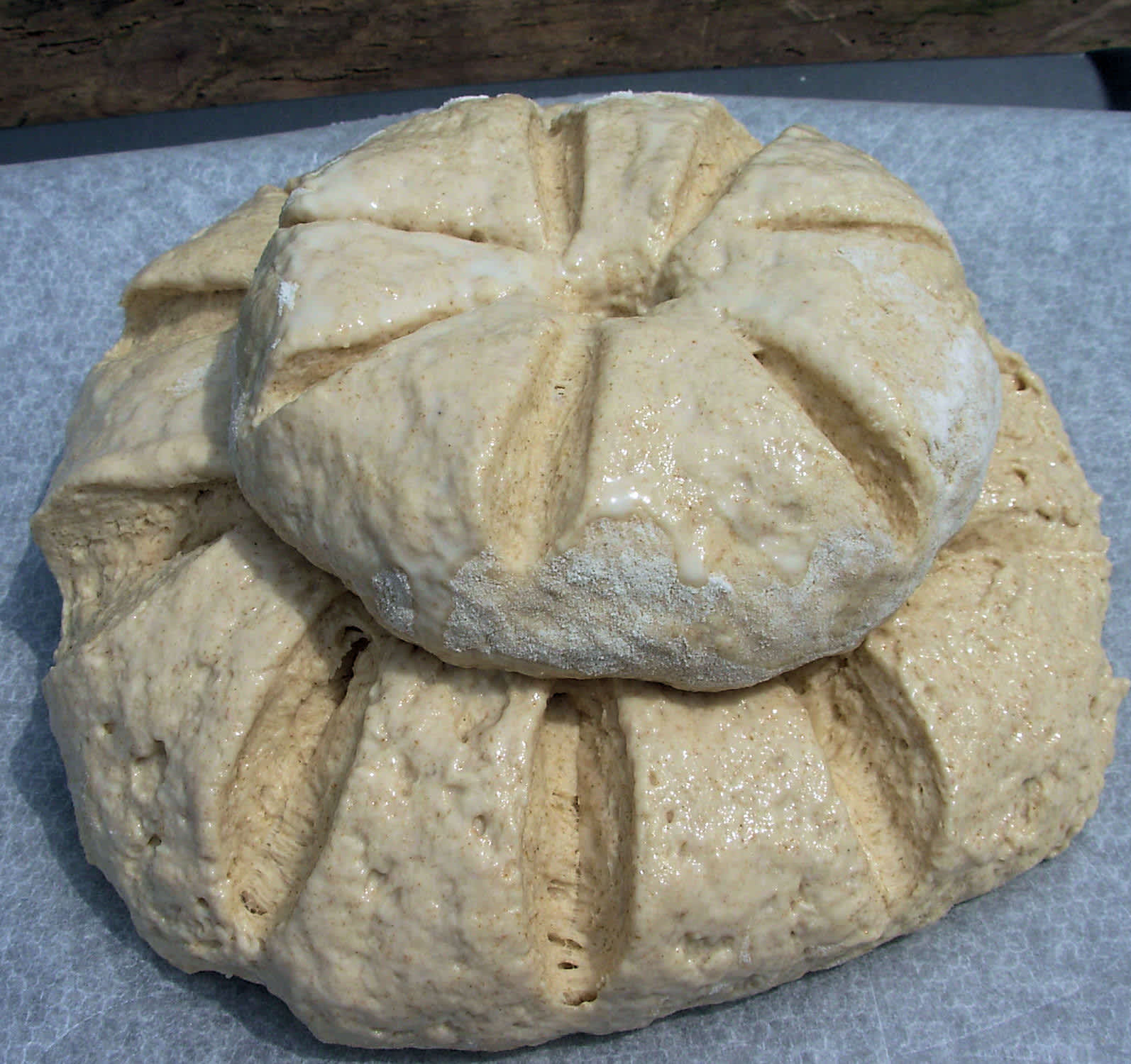 Traditional Cottage Loaf - Old Fashioned Rustic English Bread Recipe ...