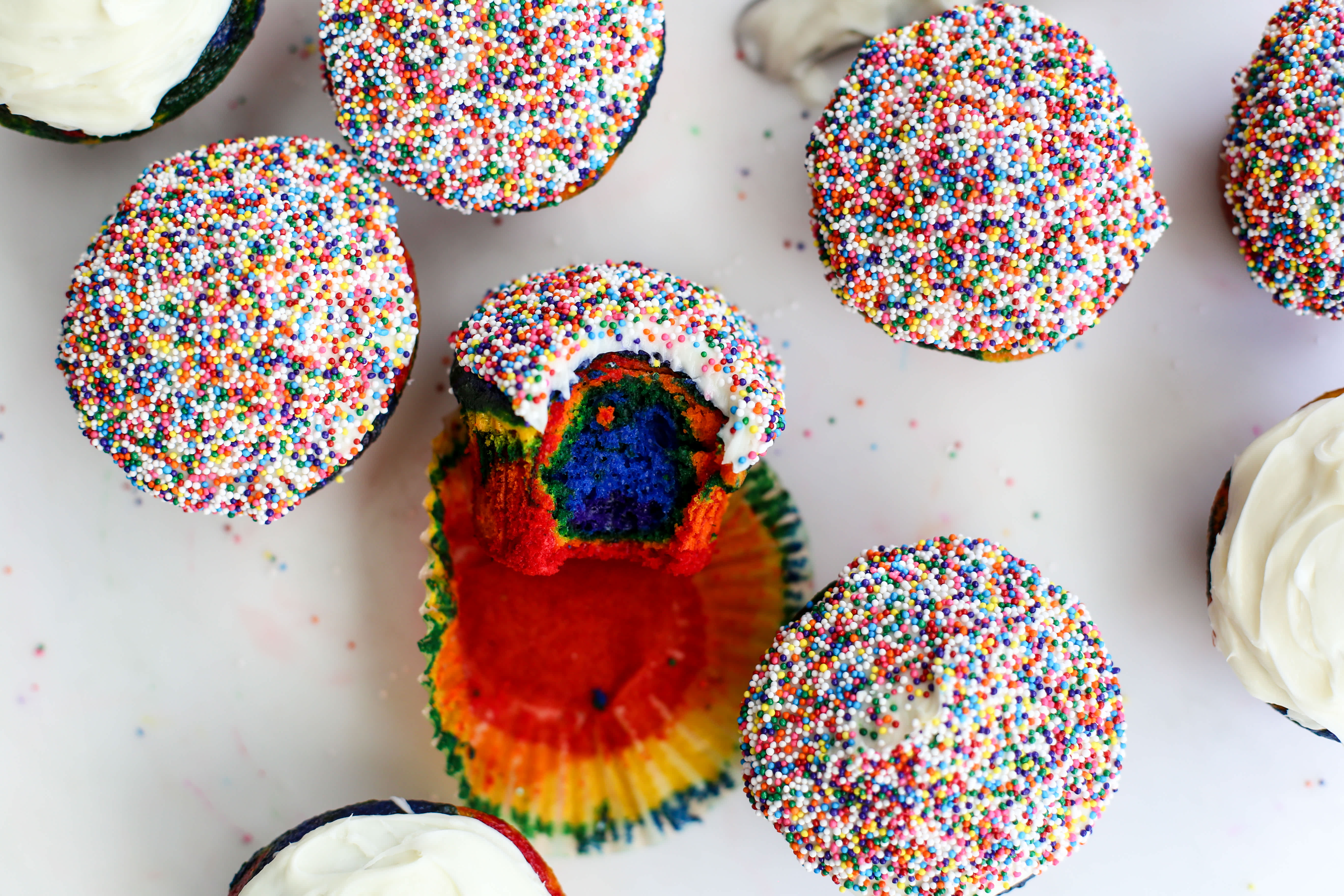 Rainbow Cupcakes Recipe - Food.com