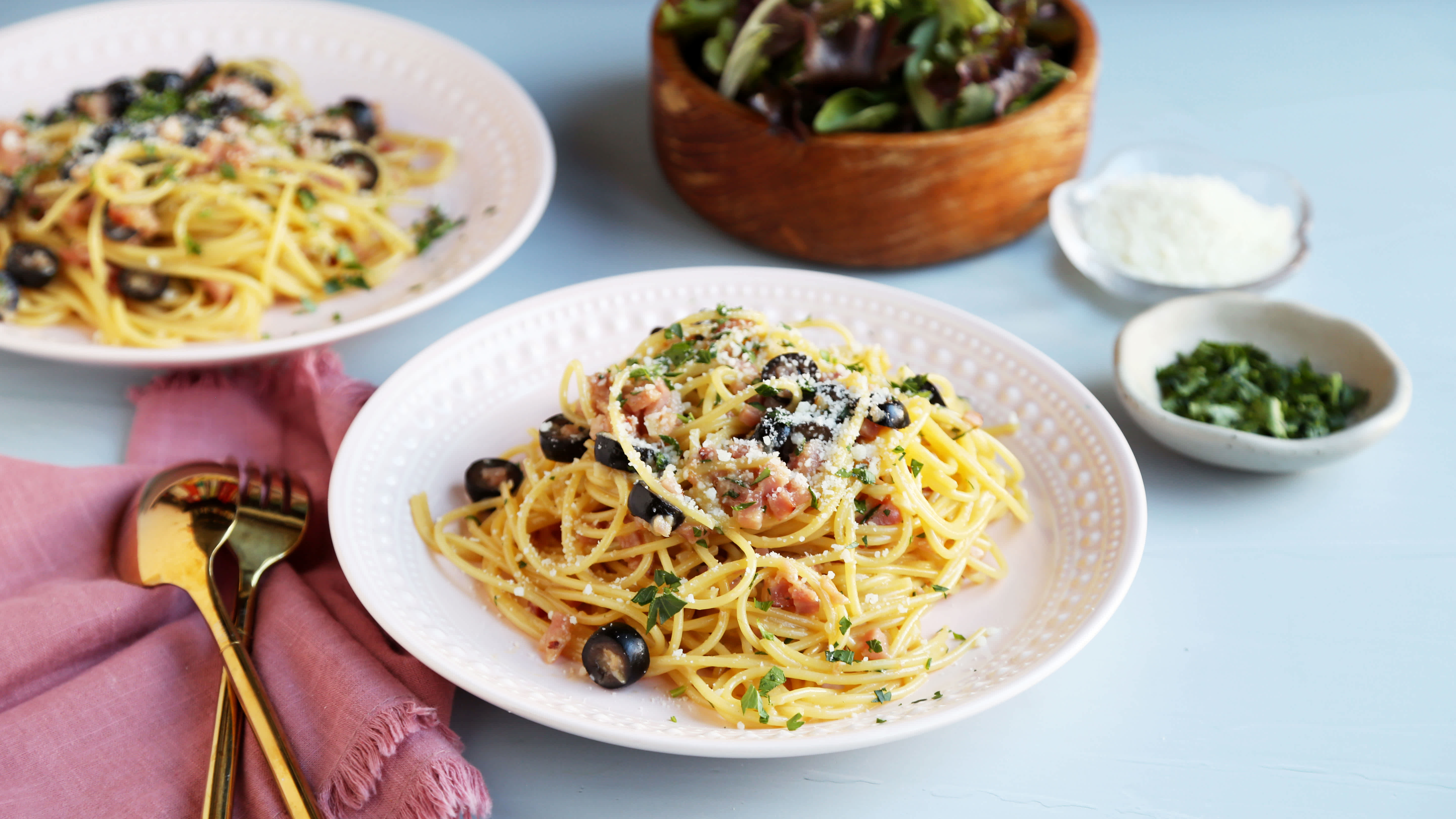 Italian Spaghetti with Ham Recipe - Food.com