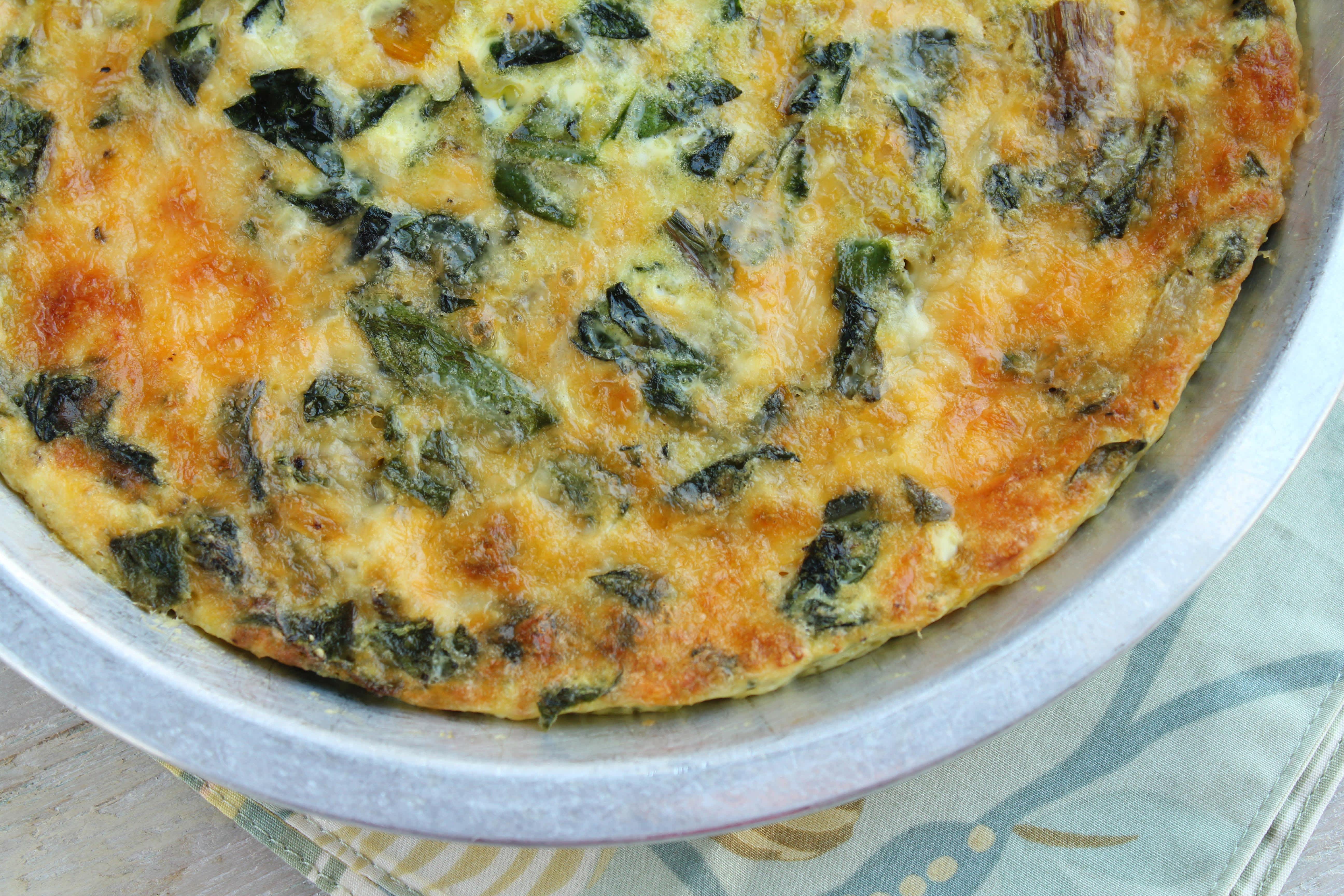 Crustless Swiss Chard Quiche Recipe - Food.com