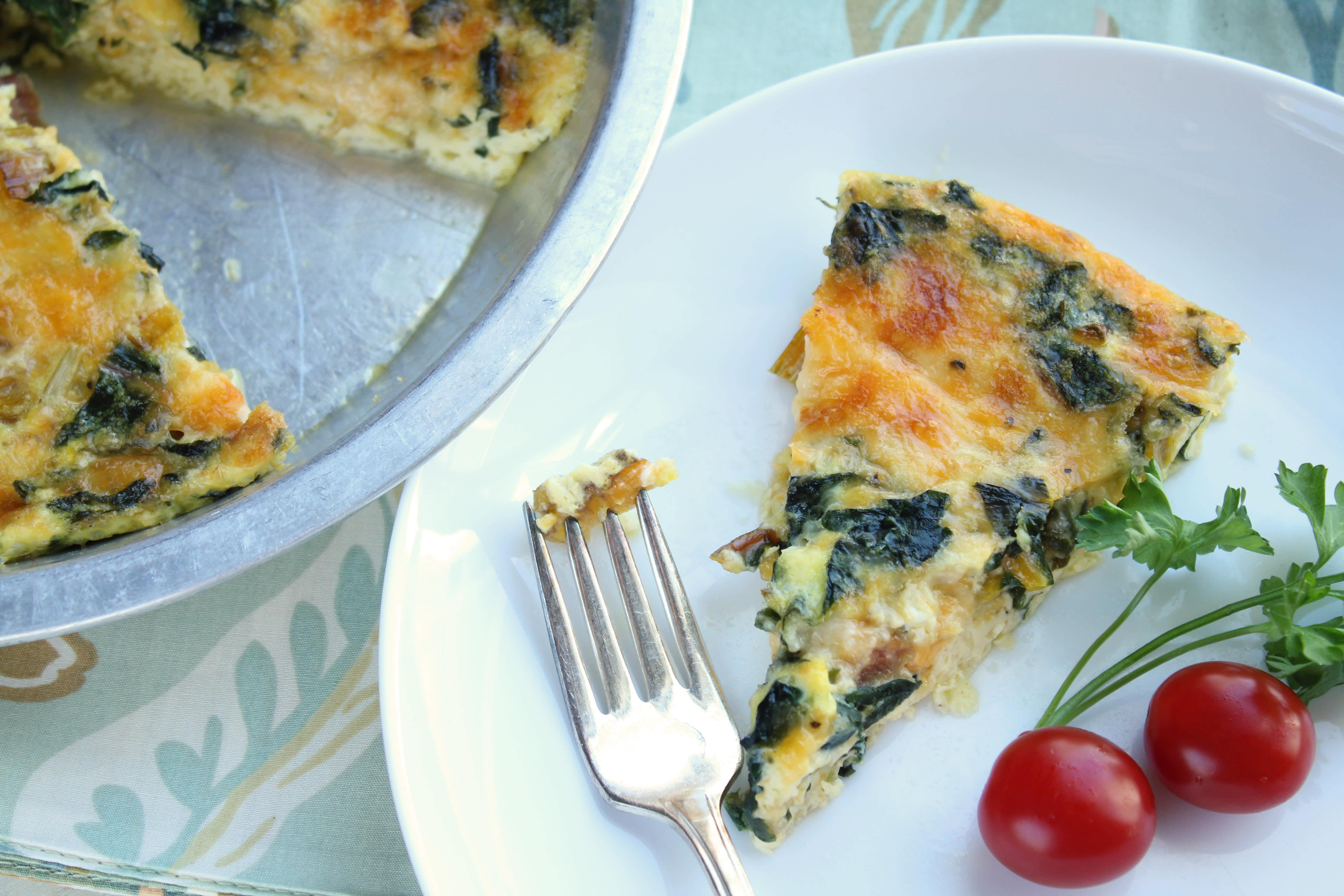 Crustless Swiss Chard Quiche Recipe - Food.com