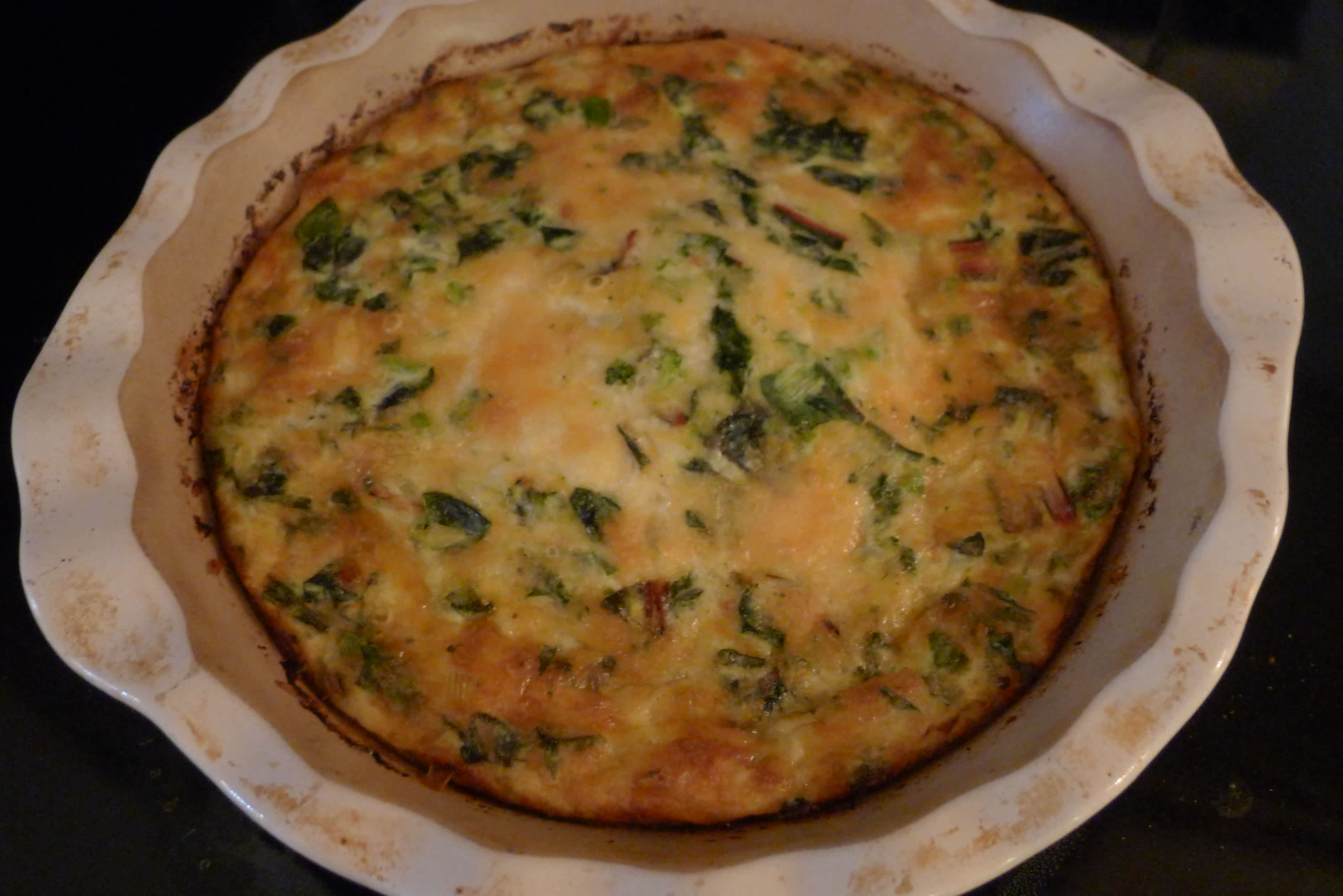 Crustless Swiss Chard Quiche Recipe - Food.com