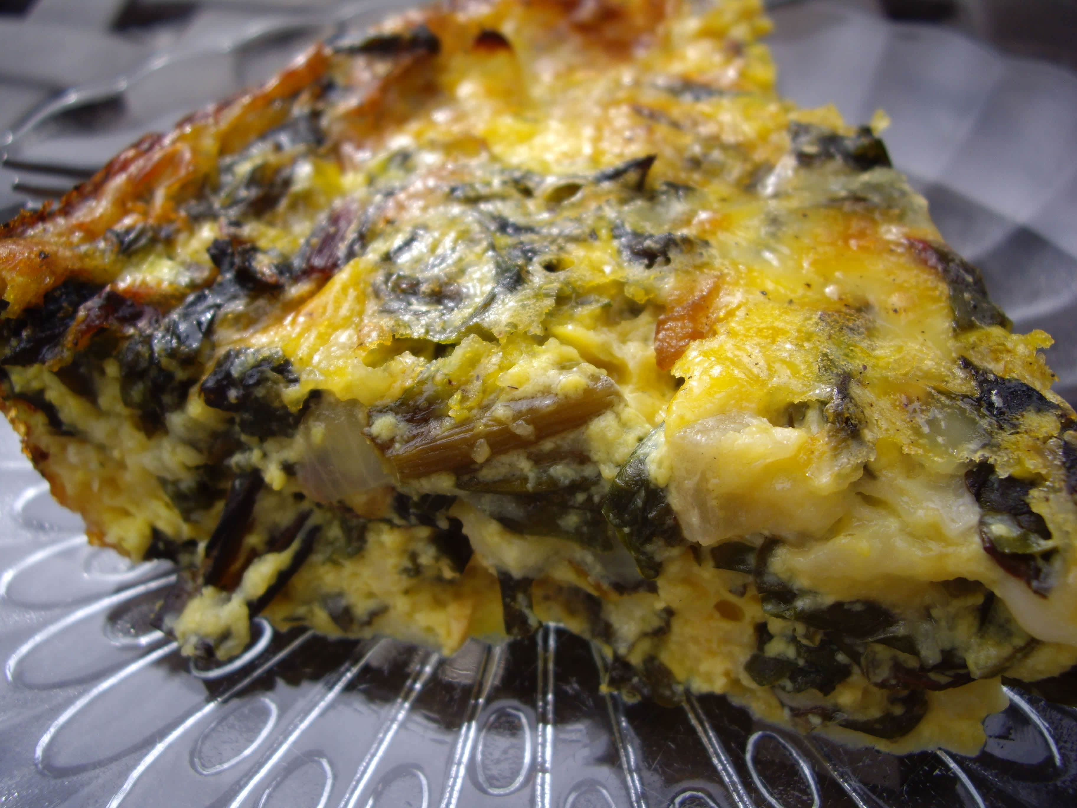 Crustless Swiss Chard Quiche Recipe - Food.com