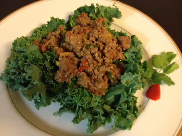 Laab - Thai Ground Beef Salad Recipe - Thai.Food.com