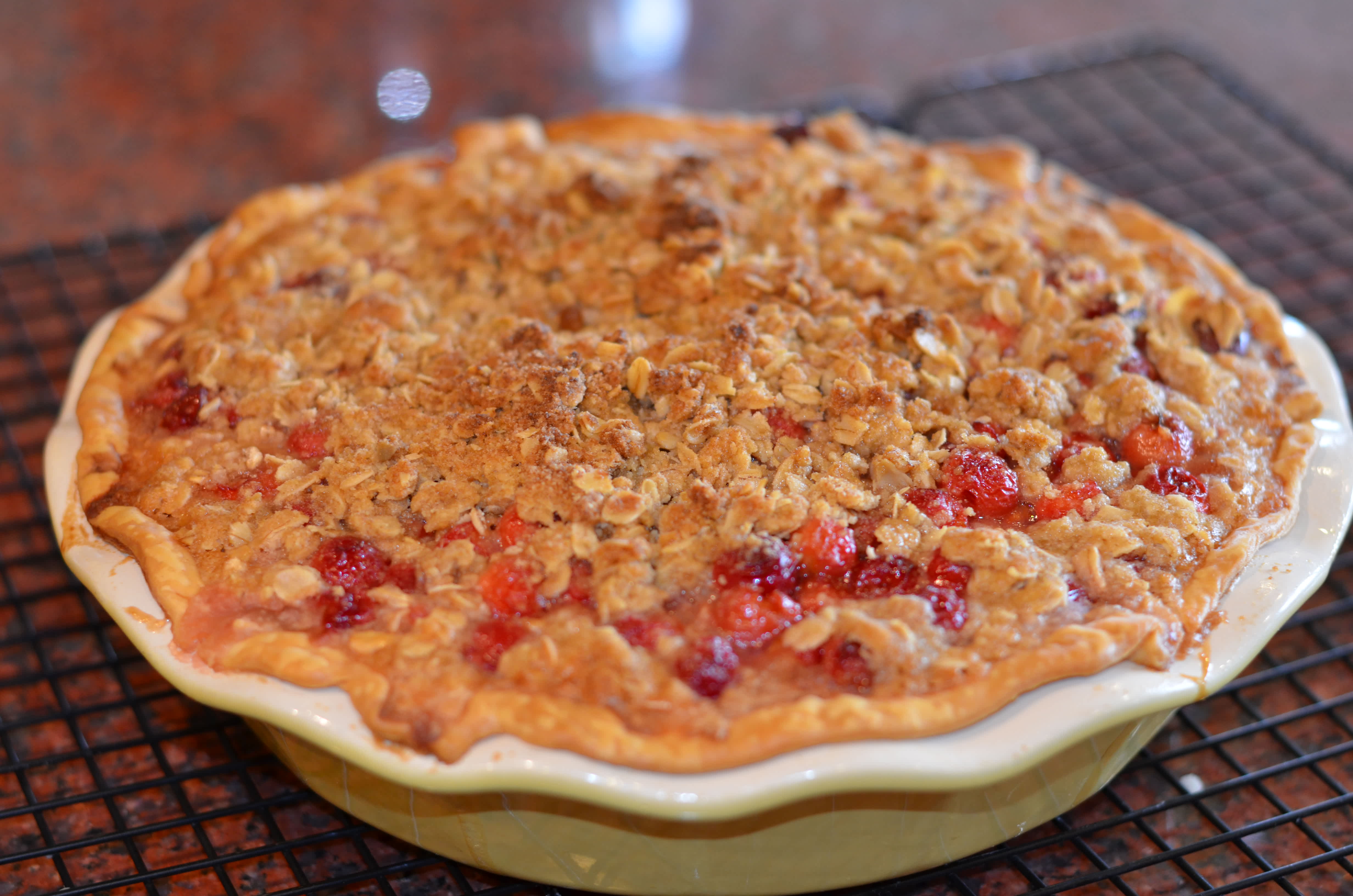 Cherry Crisp Pie Recipe - Food.com