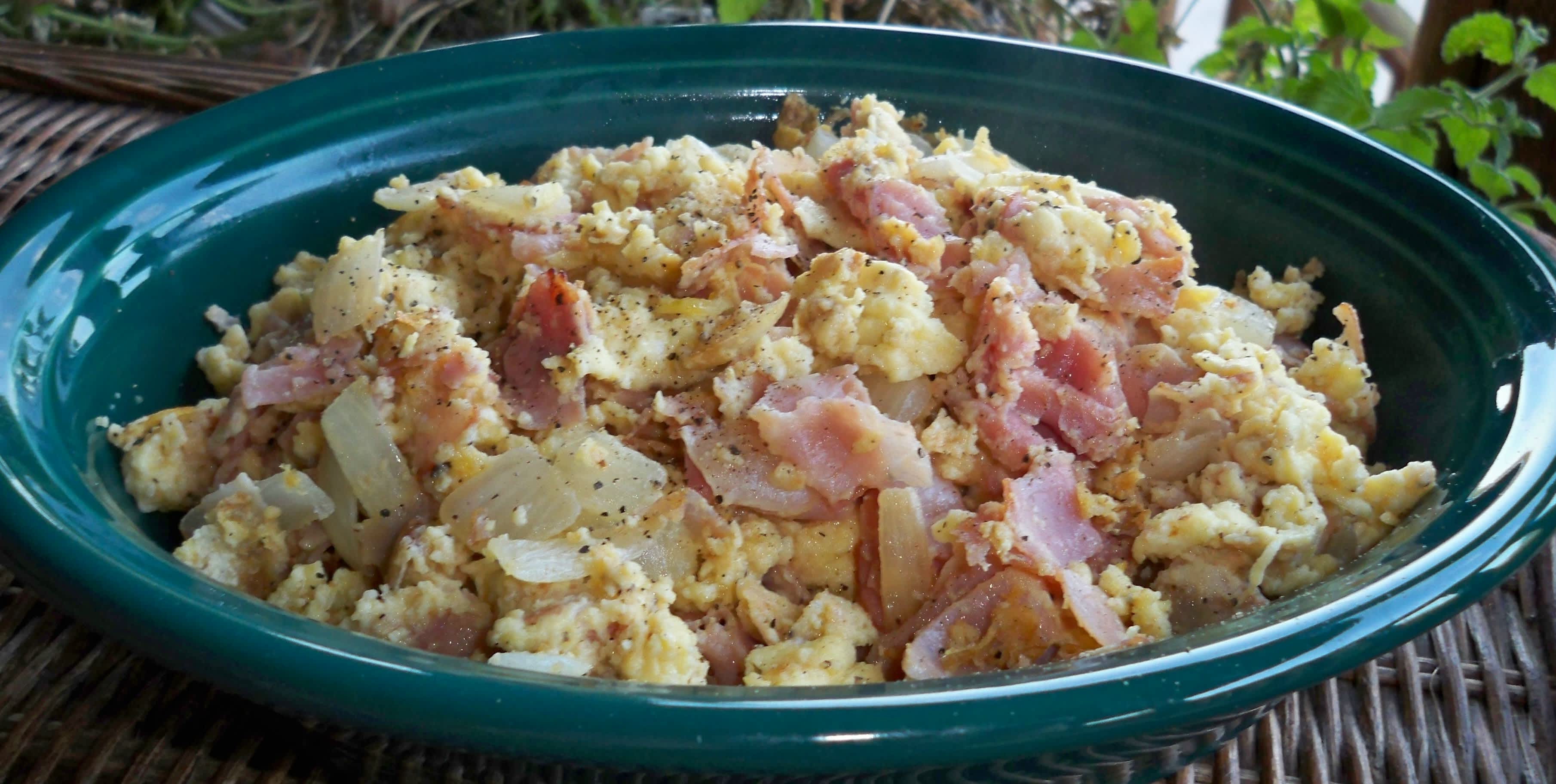 Ham and Eggs With Parmesan Recipe - Food.com