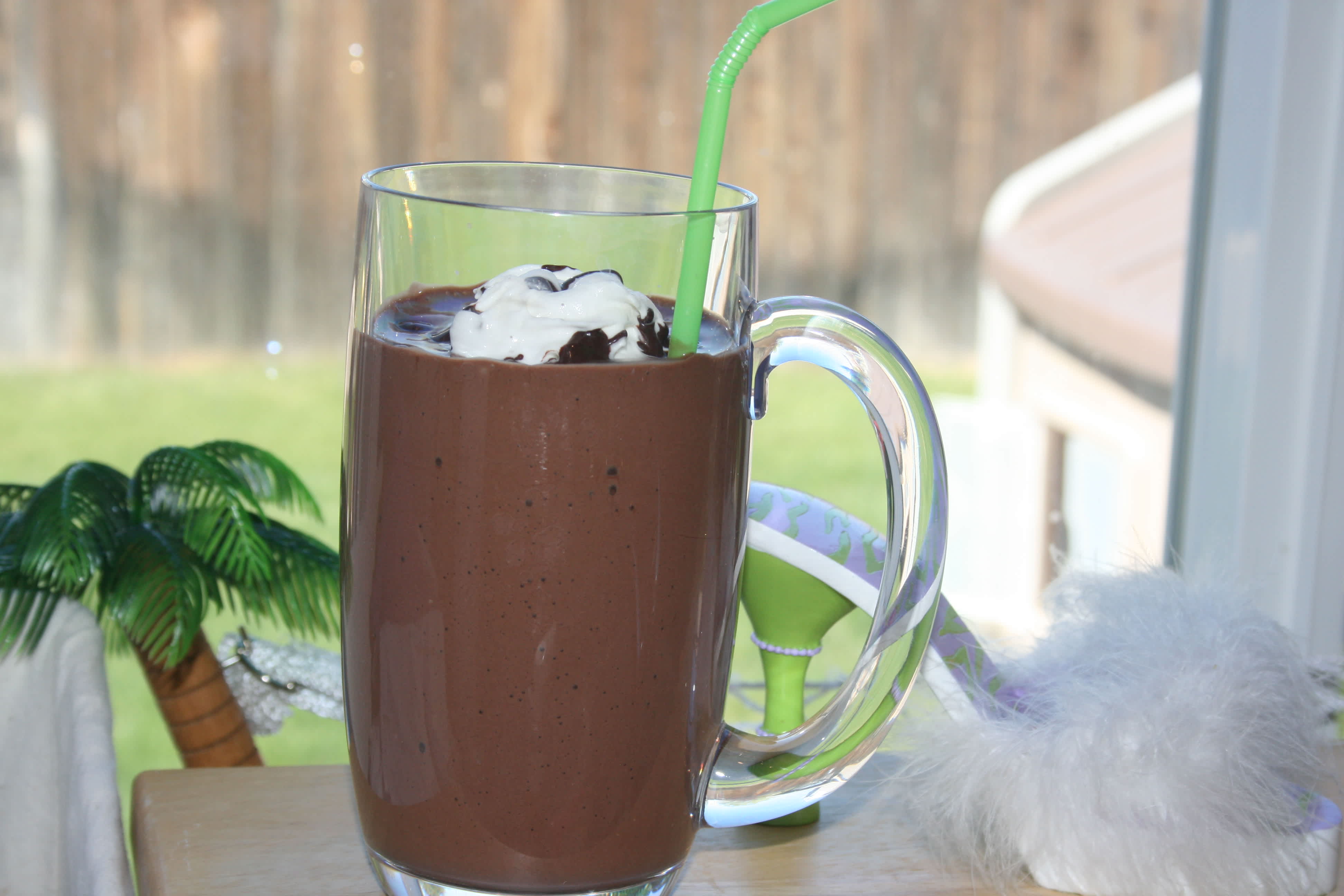 dark chocolate milkshake