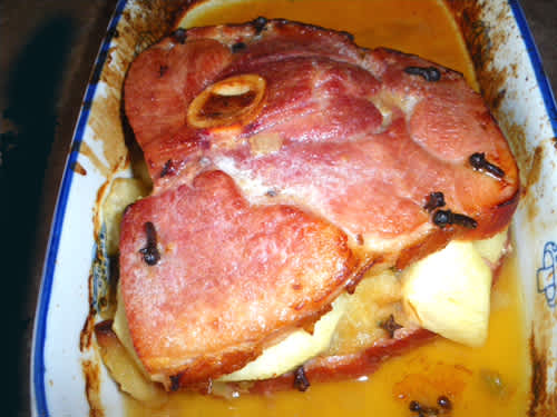 Ham Steak With Apple Stuffing Recipe - Food.com
