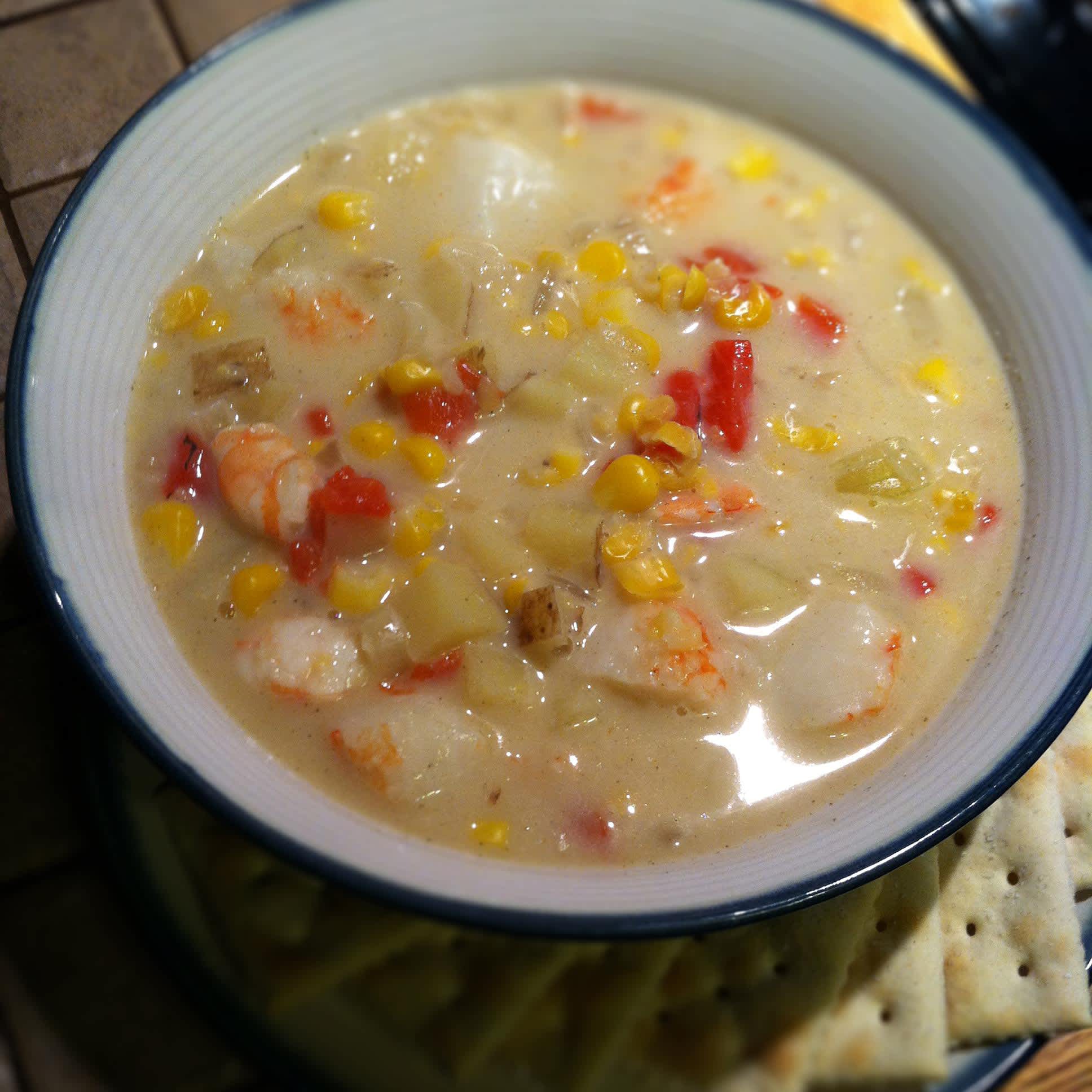 emergency corn chowder soup