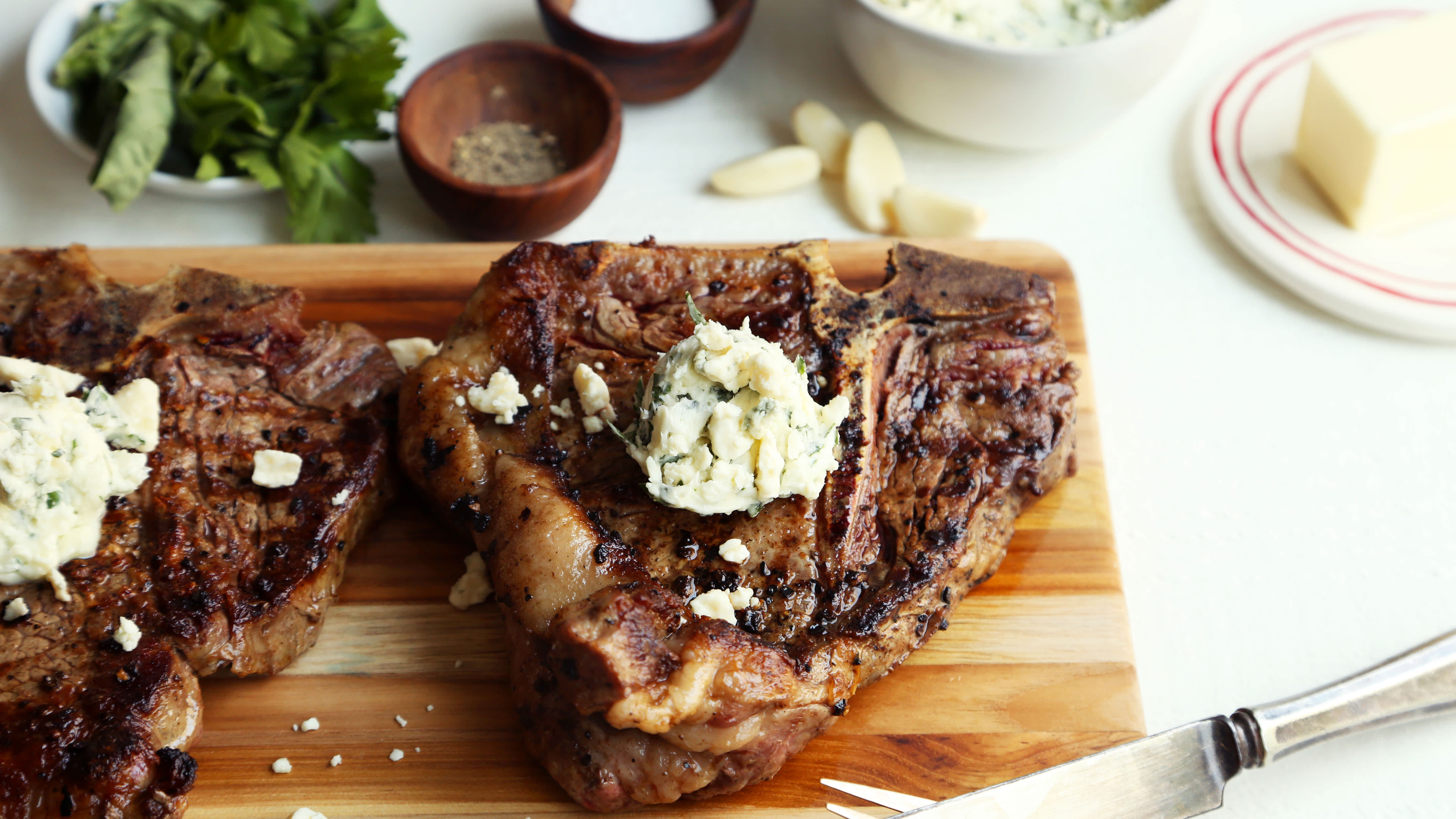 Steak with Blue Cheese Butter Recipe - Food.com