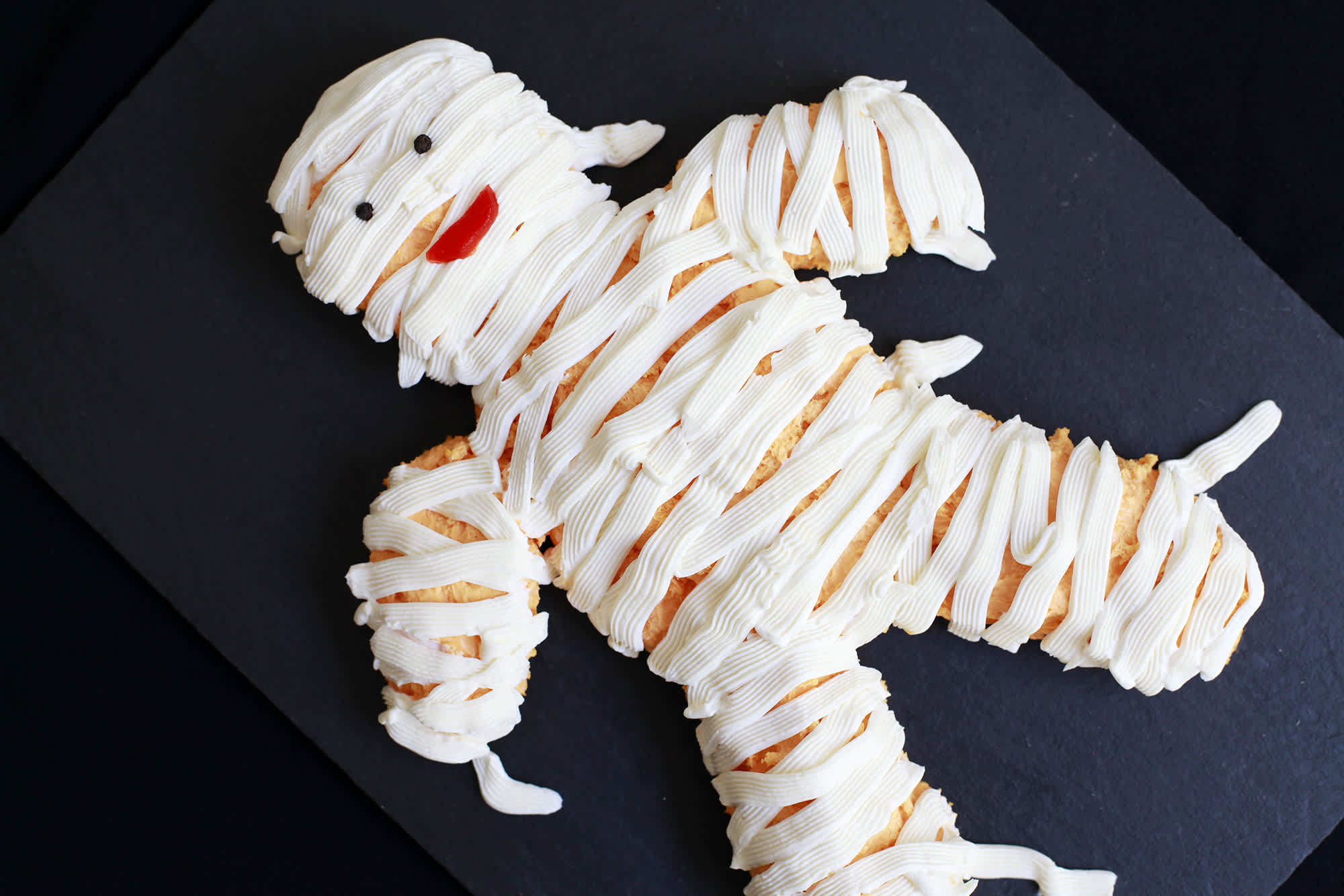 Yummy Mummy Cheese Spread (Mummy Shape) Halloween Recipe - Food.com