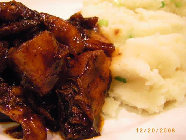 Balsamic Glazed Chicken With Spring Onion Mash Recipe - Food.com