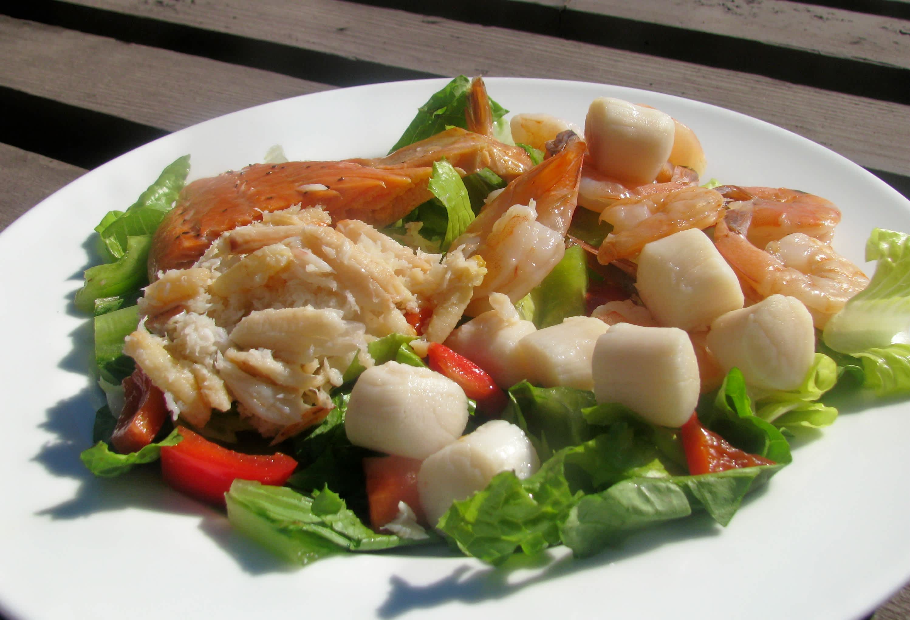 Neptune's Seafood Chef Salad Recipe - Food.com