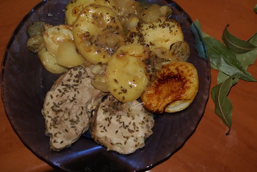 Maltese Pork & Potatoes "bhal Fil-Forn" Recipe - Food.com