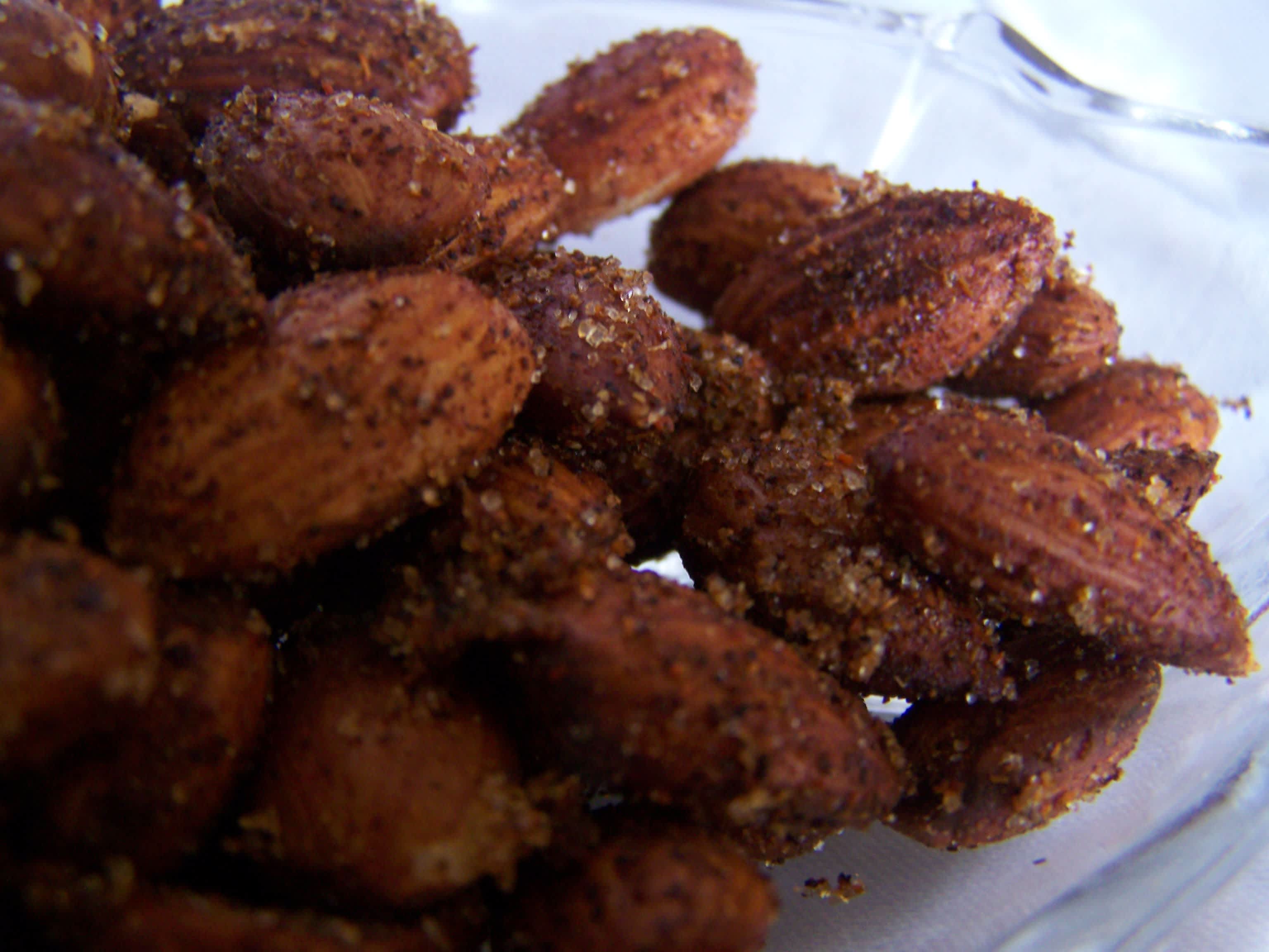 pan fried almonds