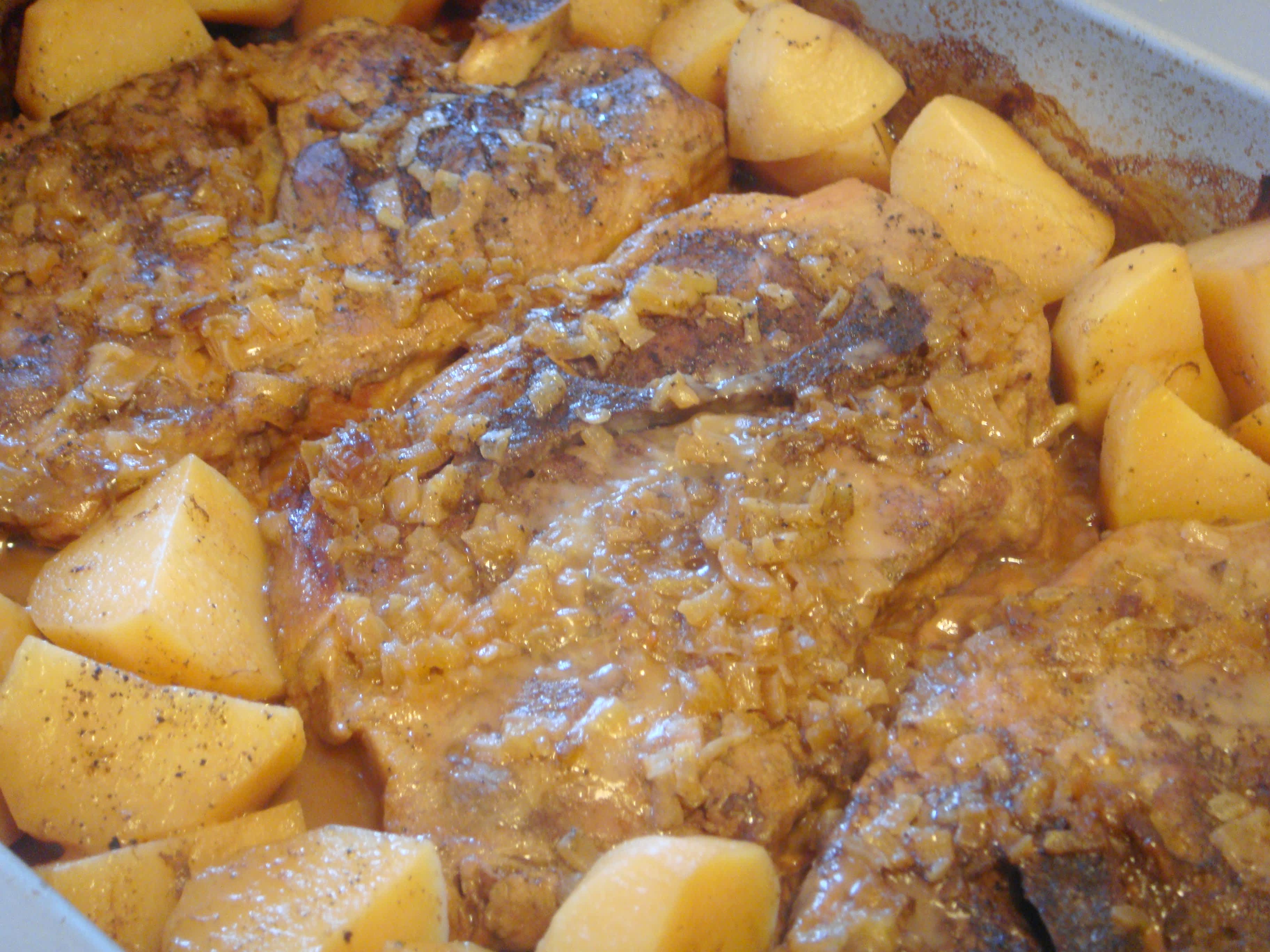 Old Country Style Pork Chops and Potatoes Recipe - Food.com