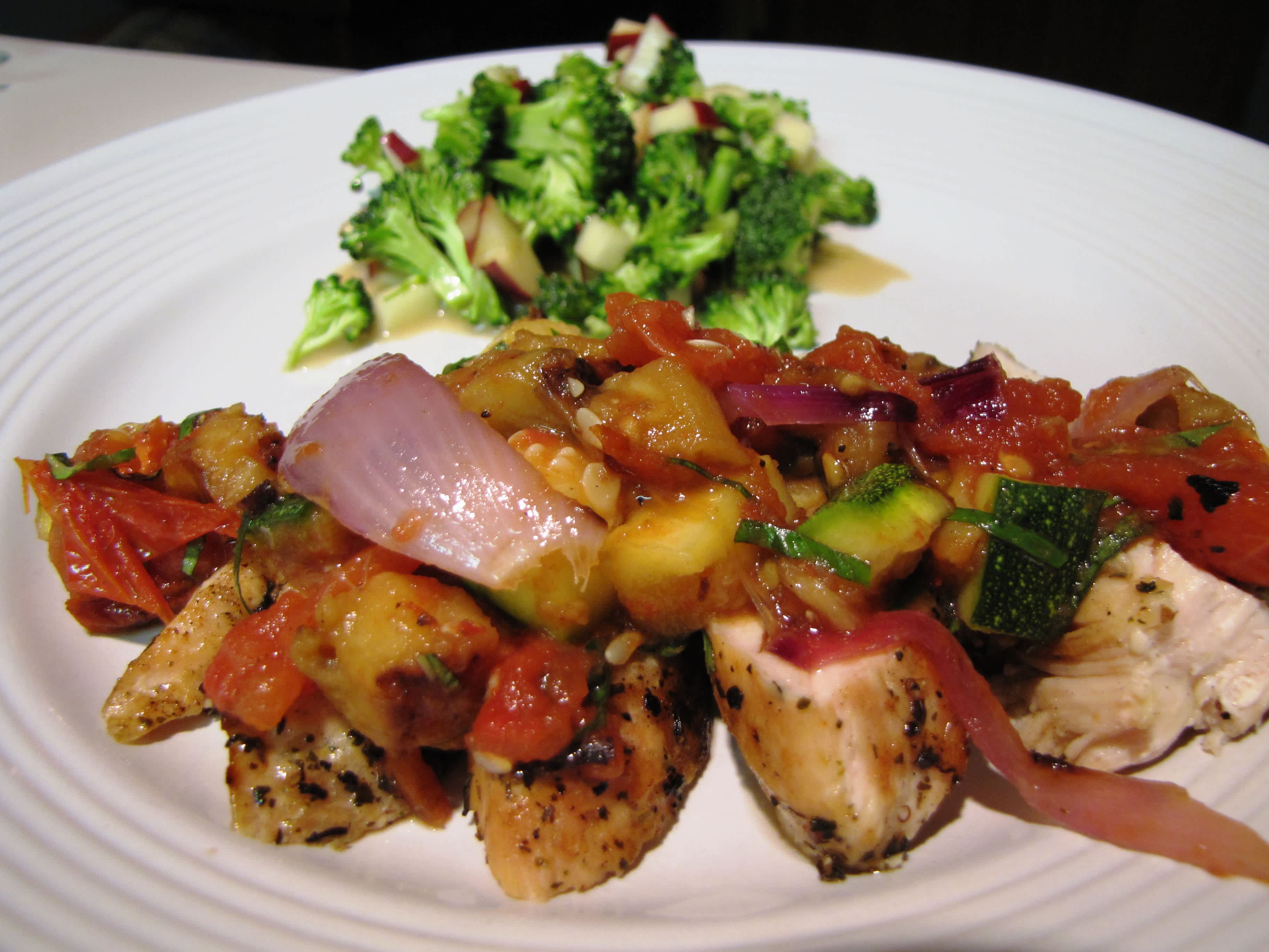 Grilled Chicken and Ratatouille Recipe - Food.com