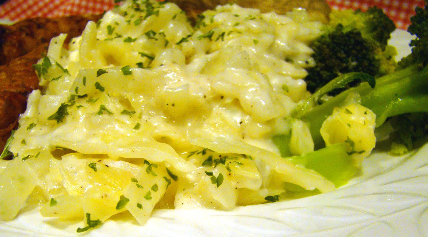 Creamed Cabbage With Feta Recipe - Cheese.Food.com
