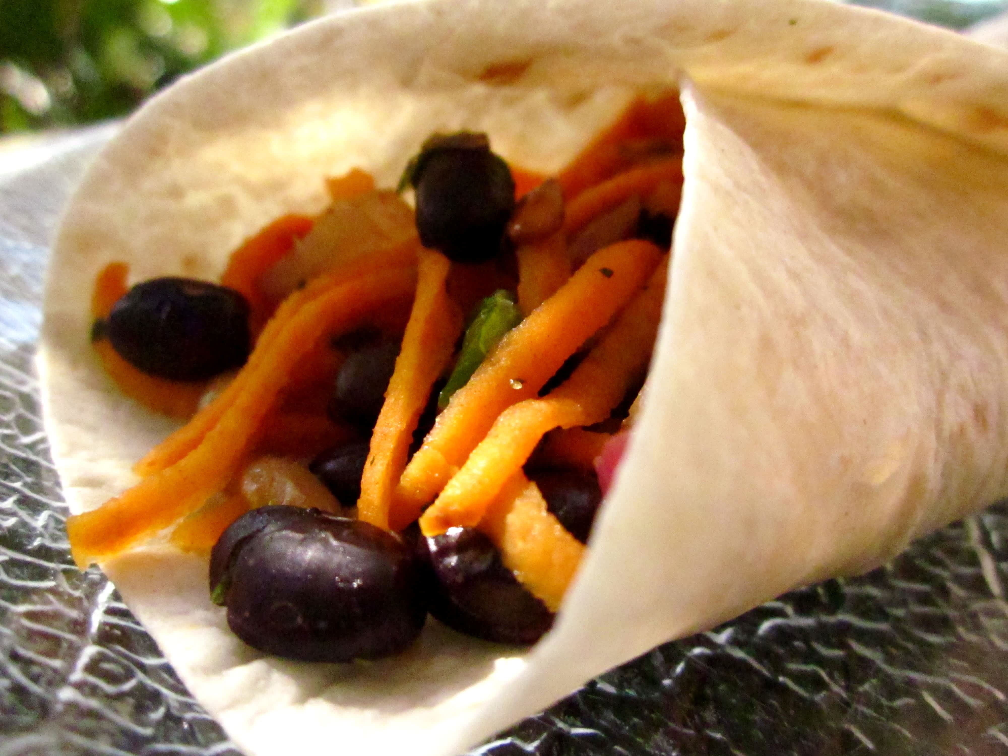 Yam and Black Bean Wraps (Louisiana) Recipe - Food.com