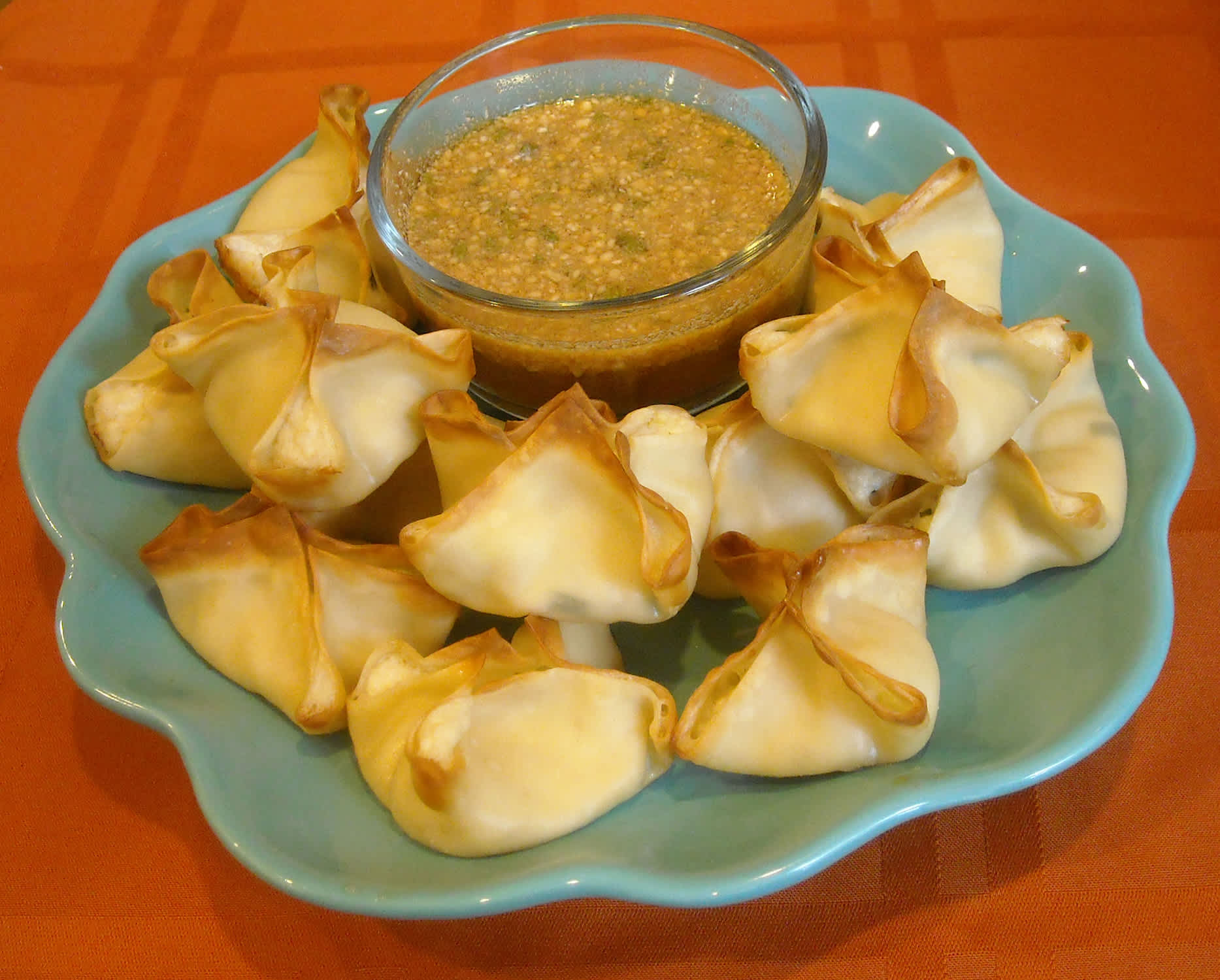 Baked Crab Rangoon With Thai Ginger-Lime Dipping Sauce Recipe - Food.com