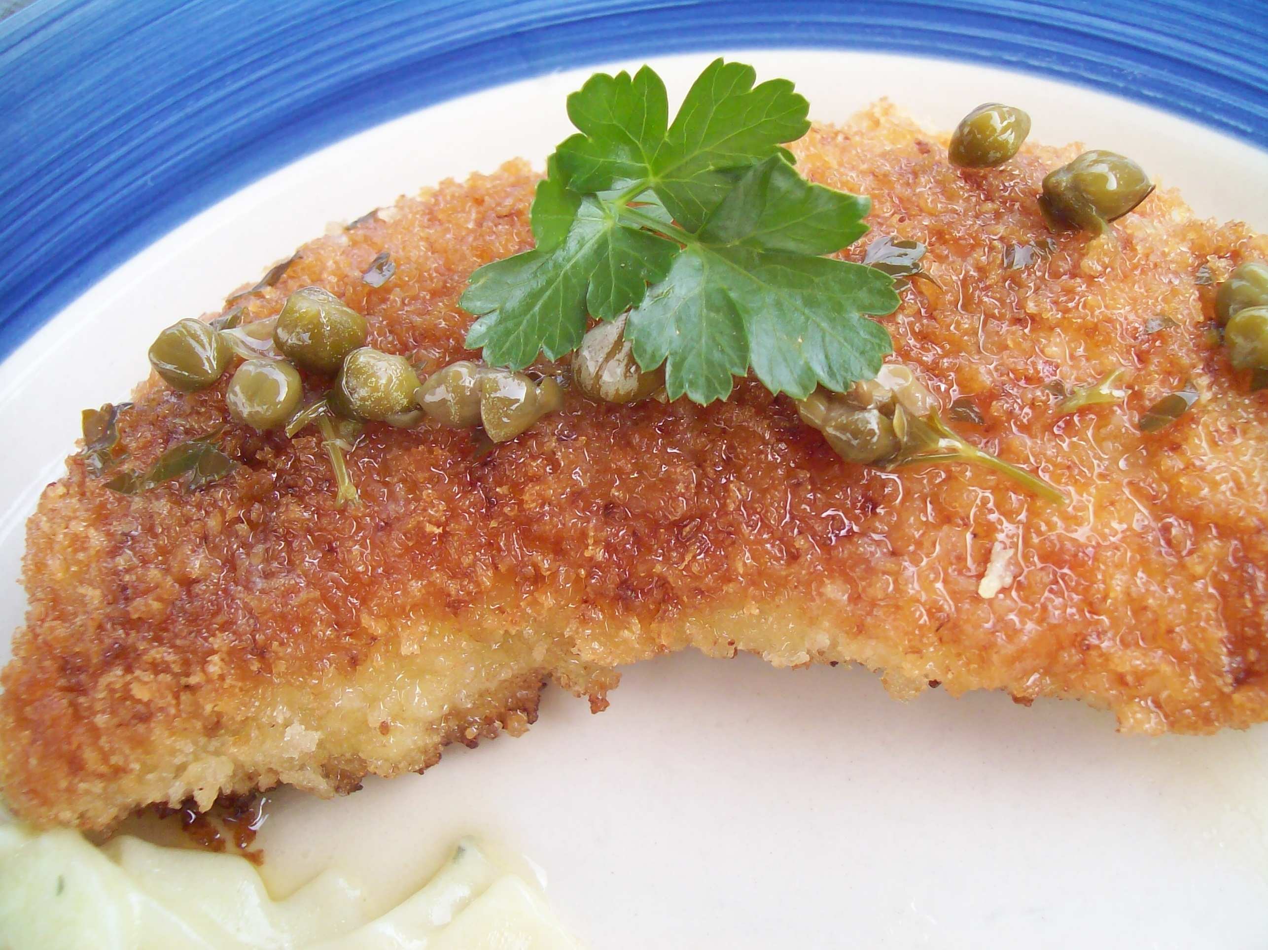 schnitzel capers