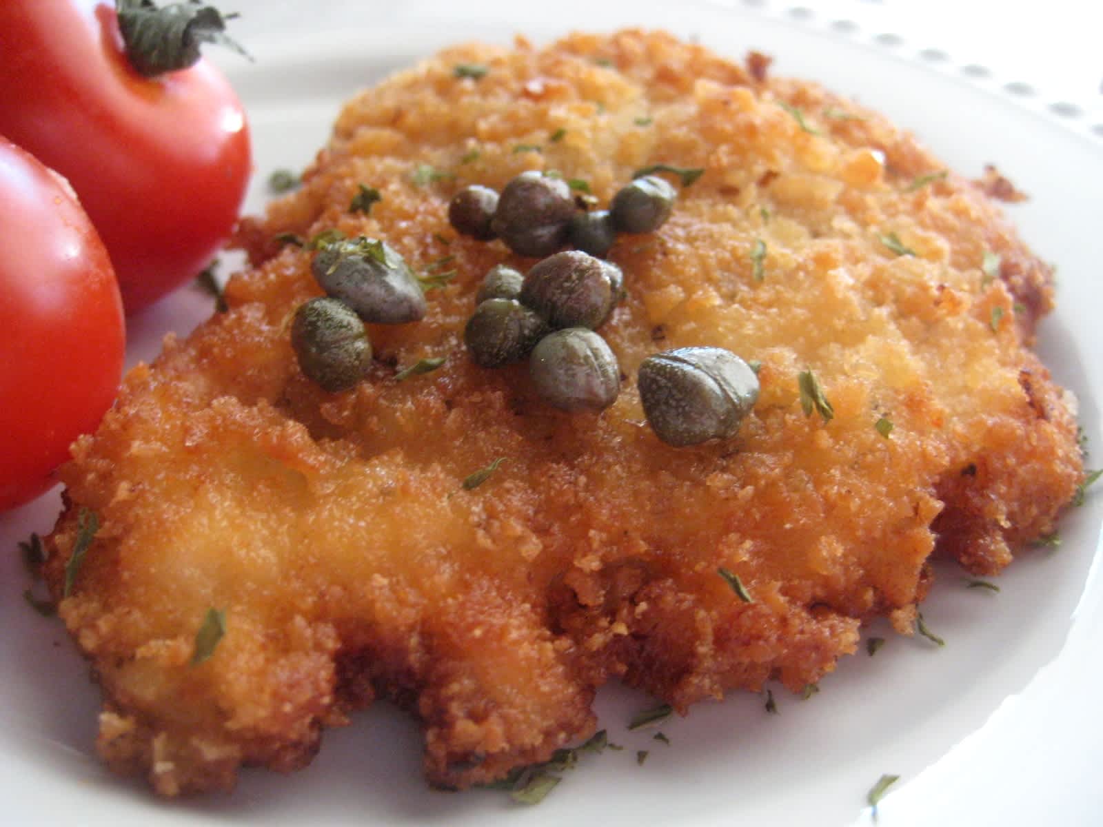 schnitzel capers