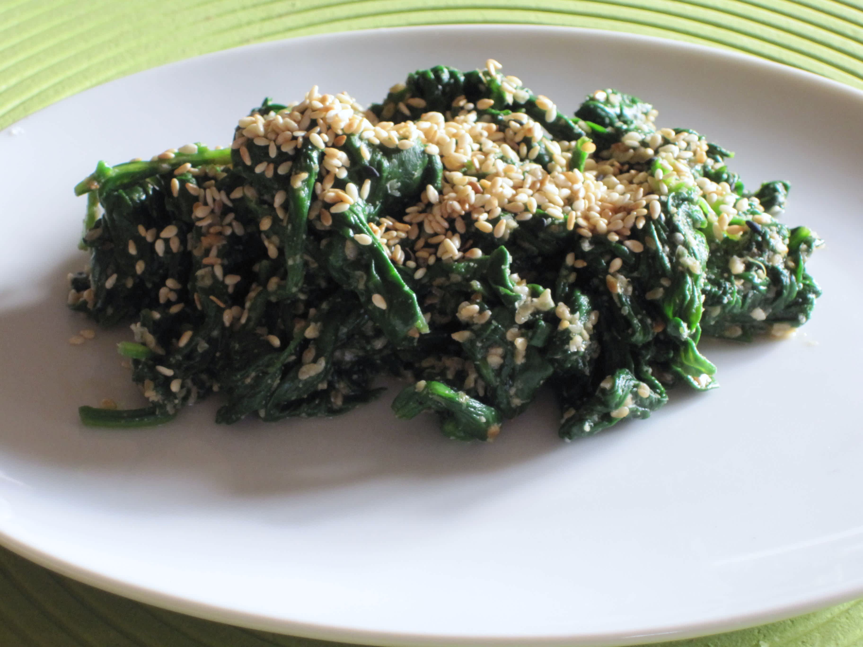 Gomae - Japanese Style Spinach Salad Recipe - Food.com